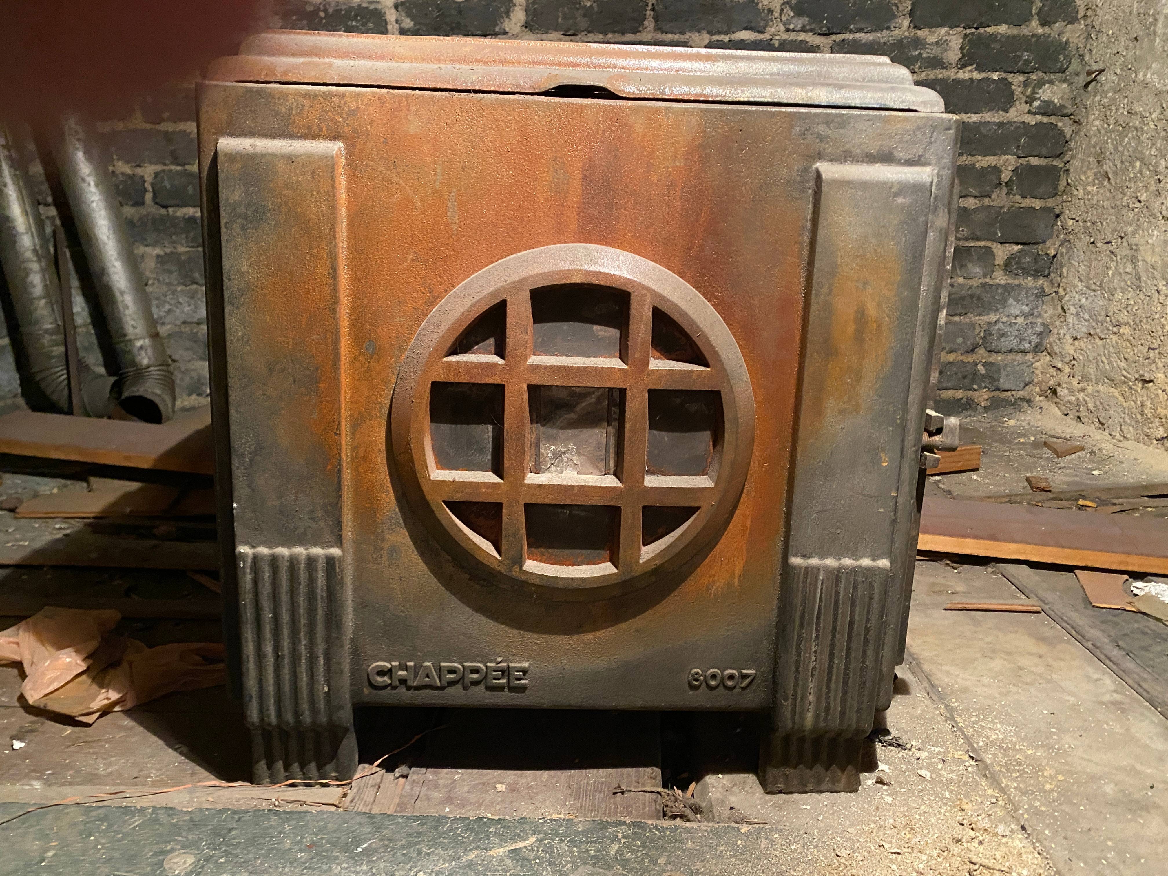 Ancien poêle à bois Chappée sur Gens de Confiance