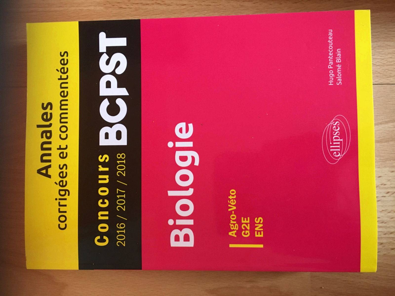 Annales de SVT - prépa BCPST on Gens de Confiance