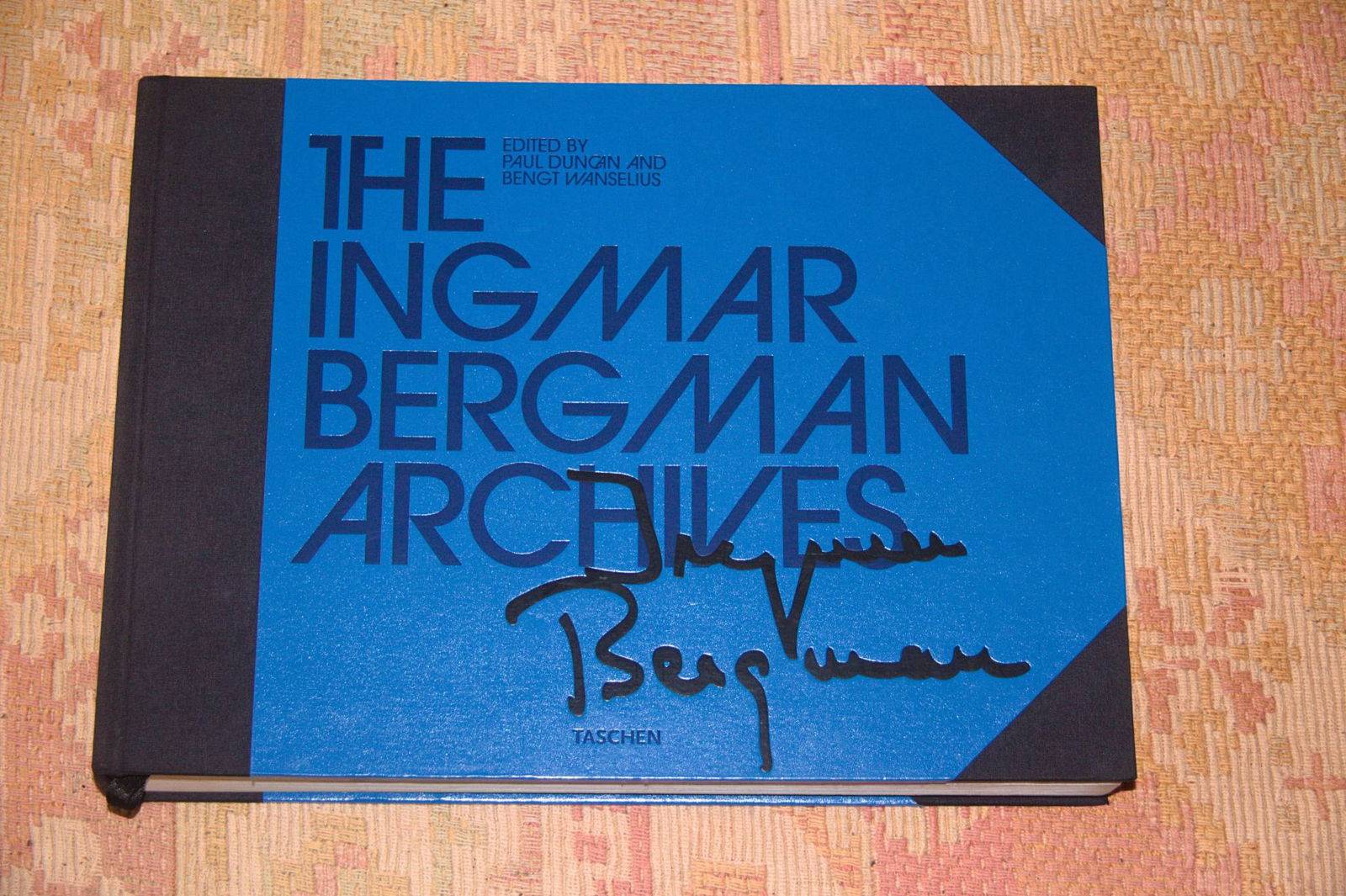Format beau livre relié "The Ingmar Bergman archives" sur Gens de Confiance