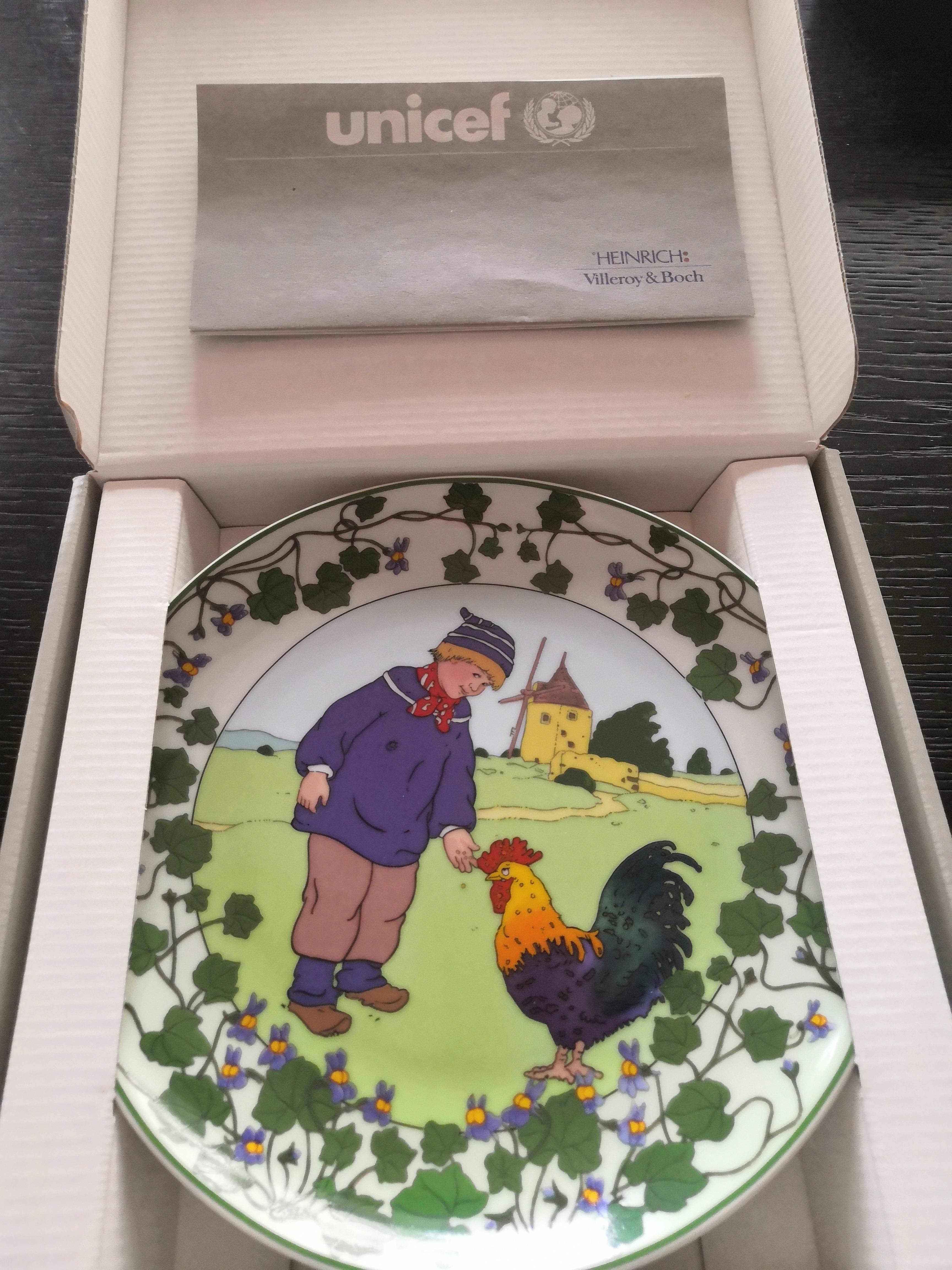 Assiette de collection Villeroy & Boch - Unicef "enfants du monde" n°4 ...