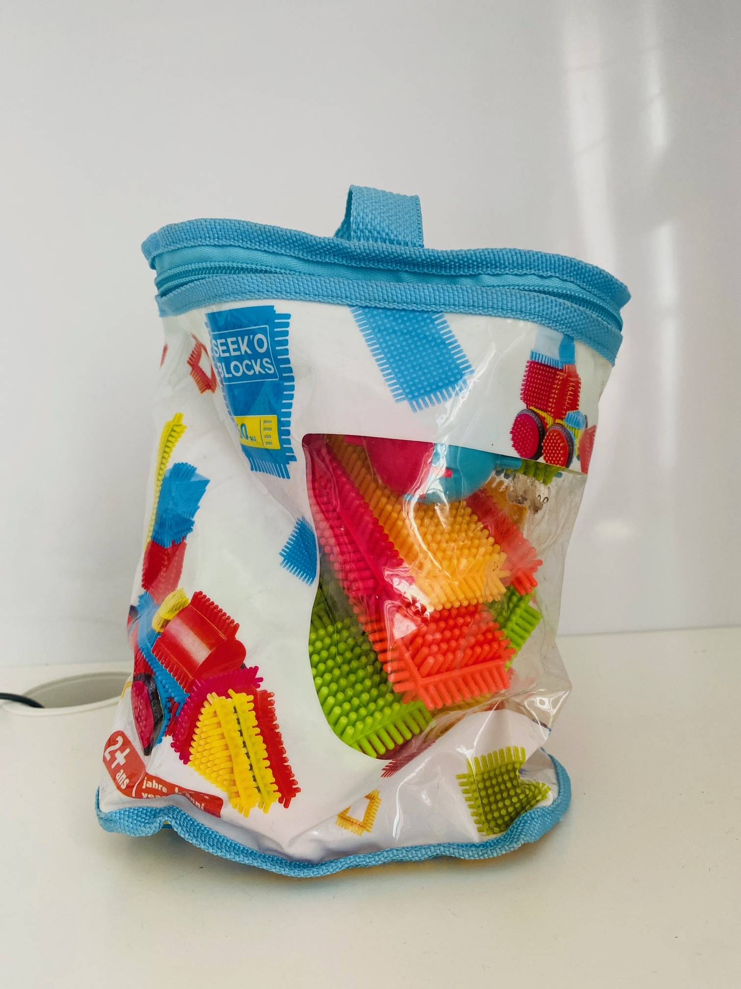 Sac de 100 Seek’O Blocks – Blocs de construction colorés pour la ...