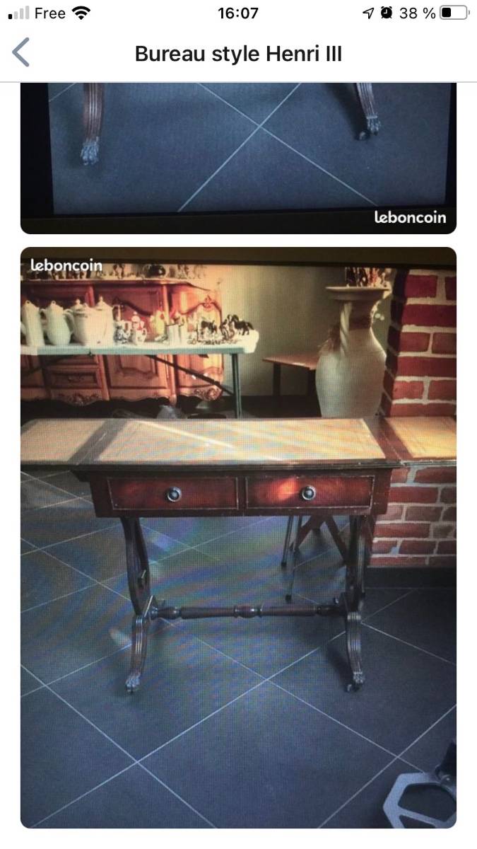 Bureau style Henri III on Gens de Confiance