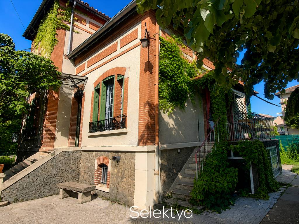 Vends maison bourgeoise début XXème - 209m² - Toulouse Côte Pavée sur ...