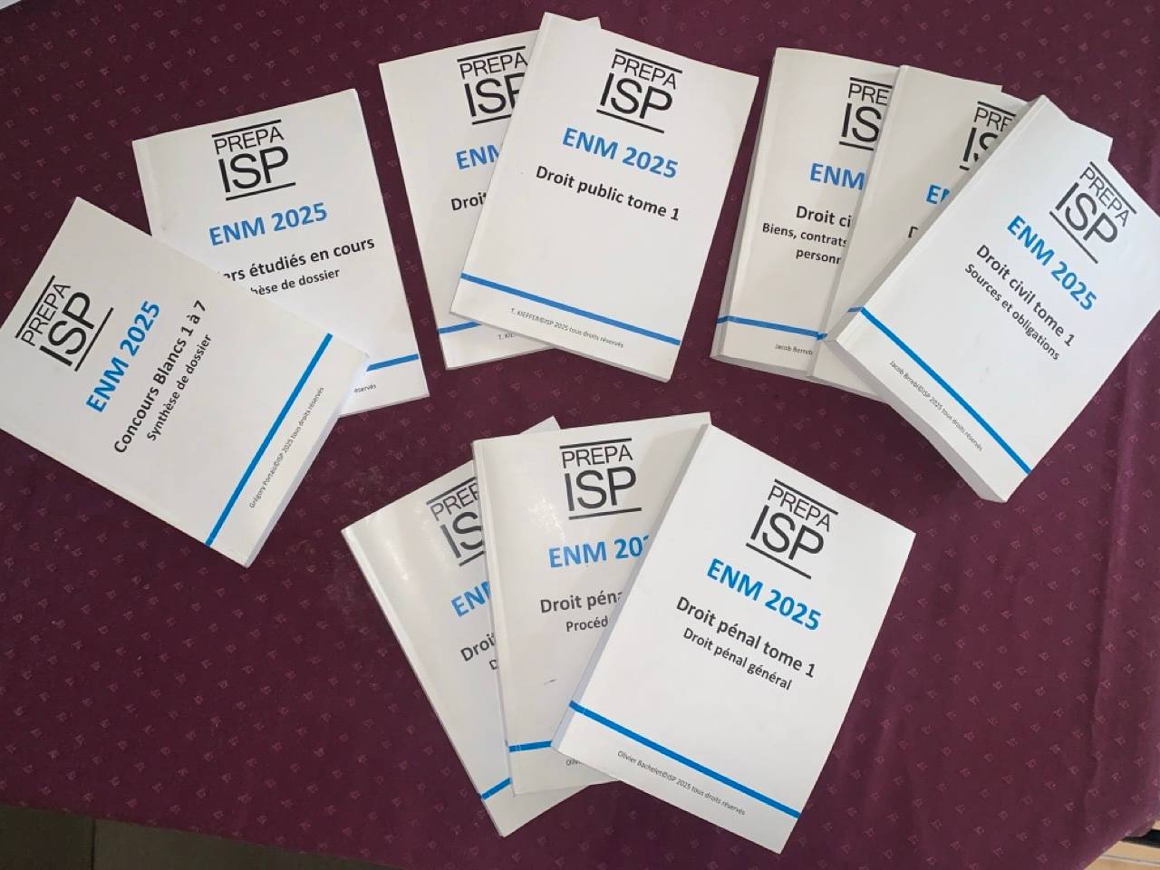Polycopiés prépa ISP - ENM 2025 on Gens de Confiance
