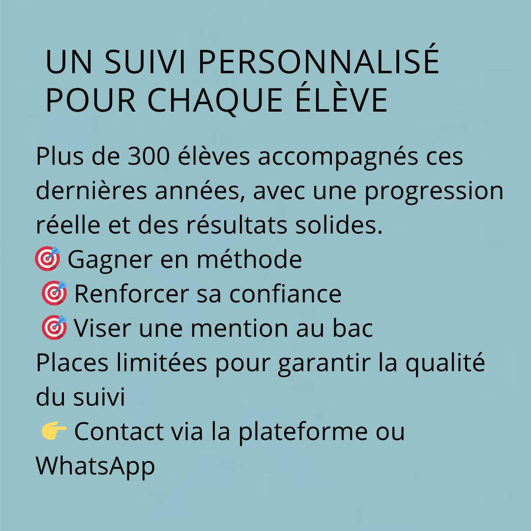Propose préparation au bac français à Aix-en-Provence – Petit groupe ...