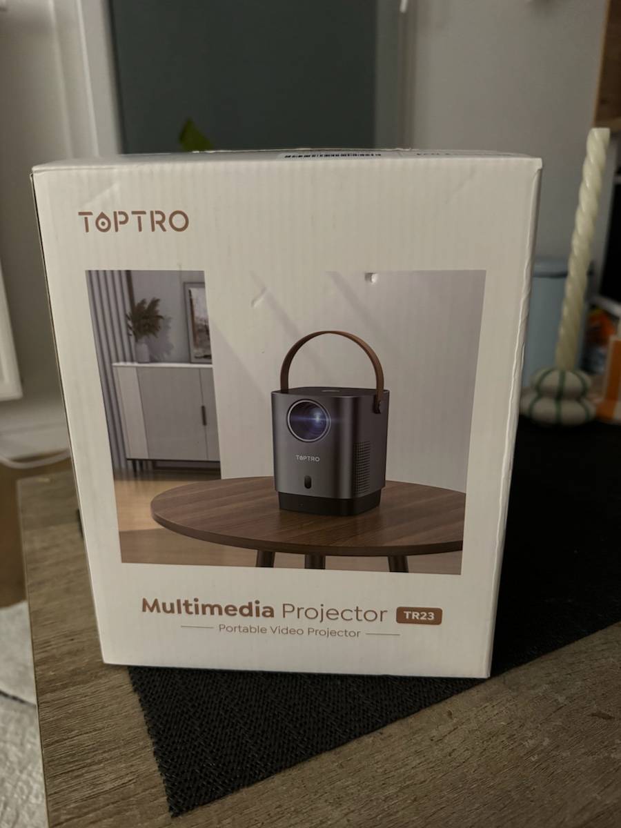 Projecteur vidéo portable Toptro sur Gens de Confiance
