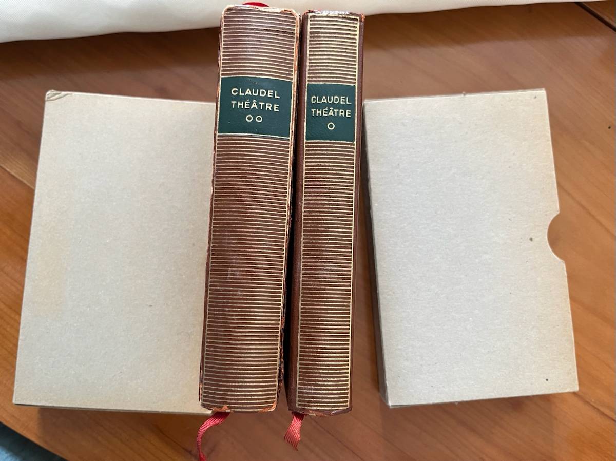 Paul Claudel Théâtre T1 et 2, Bibliothèque de la pléiade sur Gens de Confiance
