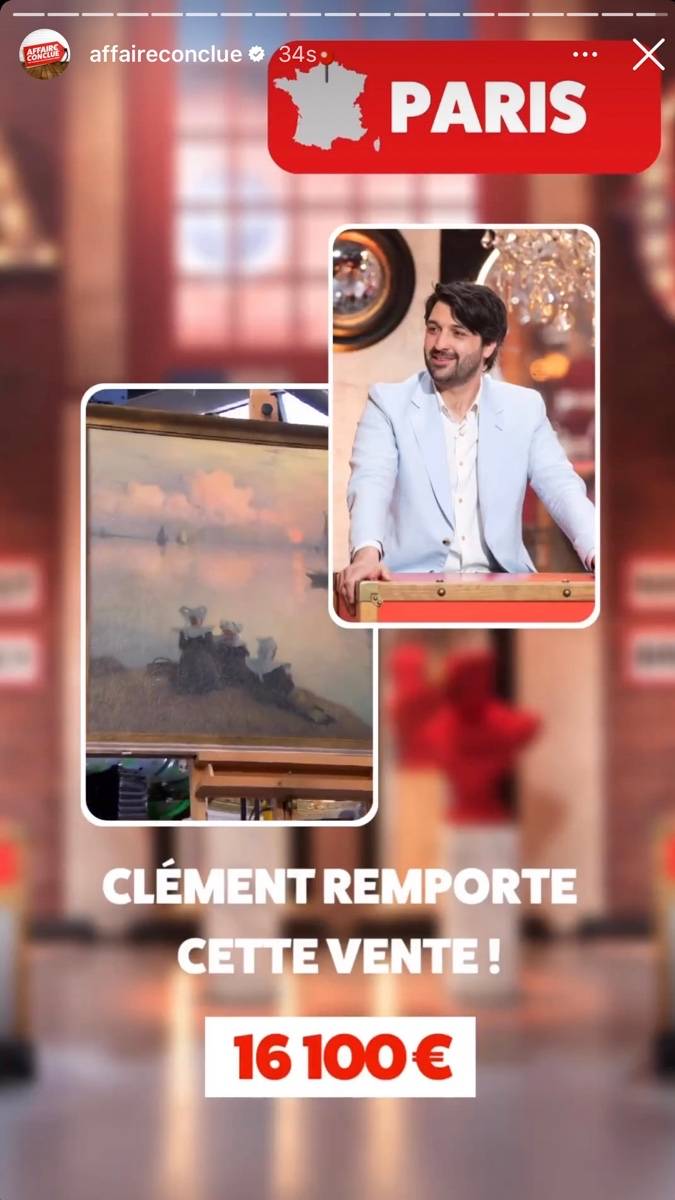 Clément A. d’Affaire Conclue achète vos œuvres d’art sur Gens de Confiance