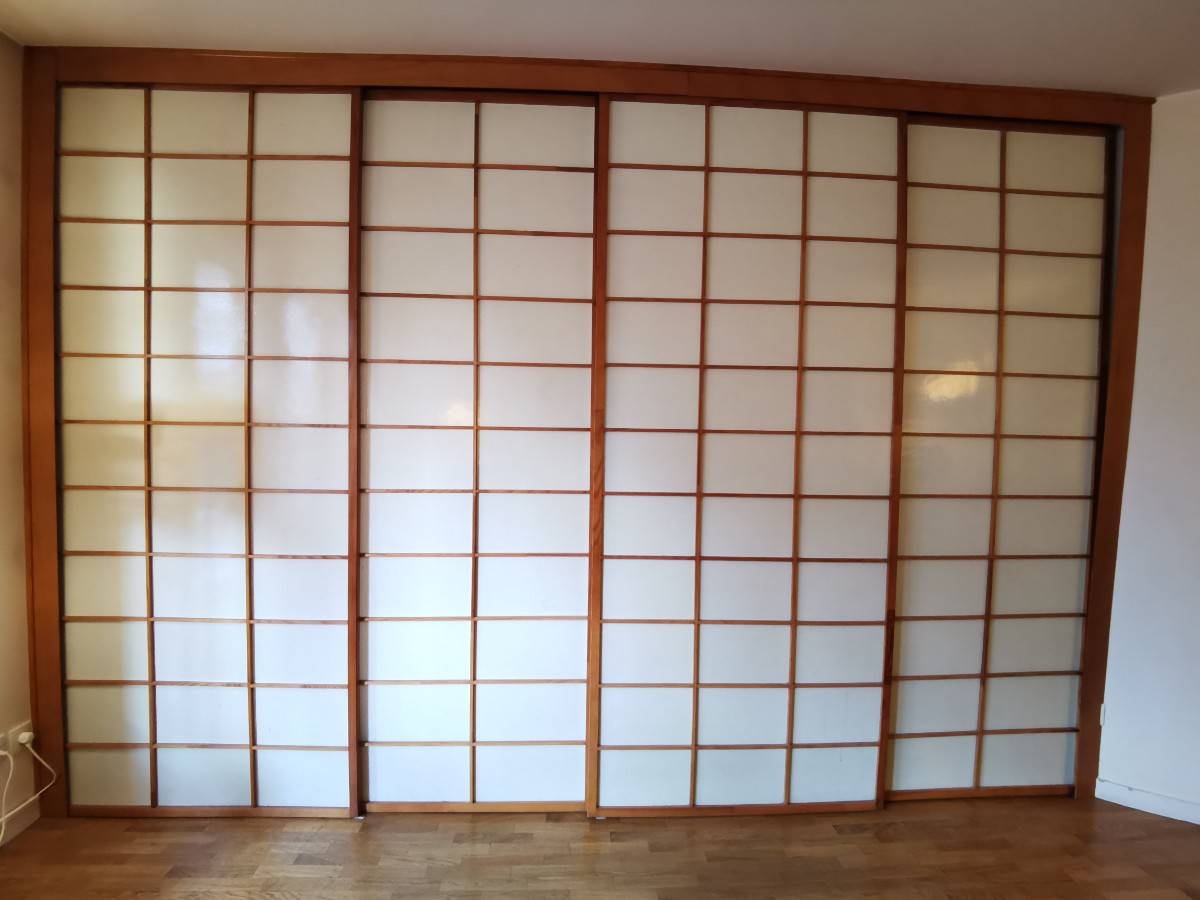 Cloison Japonaise Coulissante Suspendue