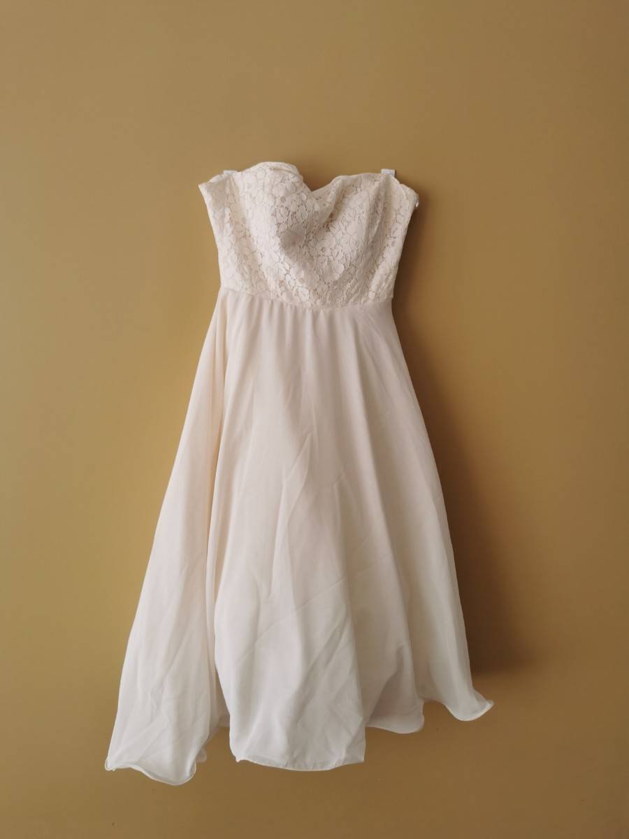 Robe de cocktail / mariage beige bain de nuit Chantal Temam taille 38 ...