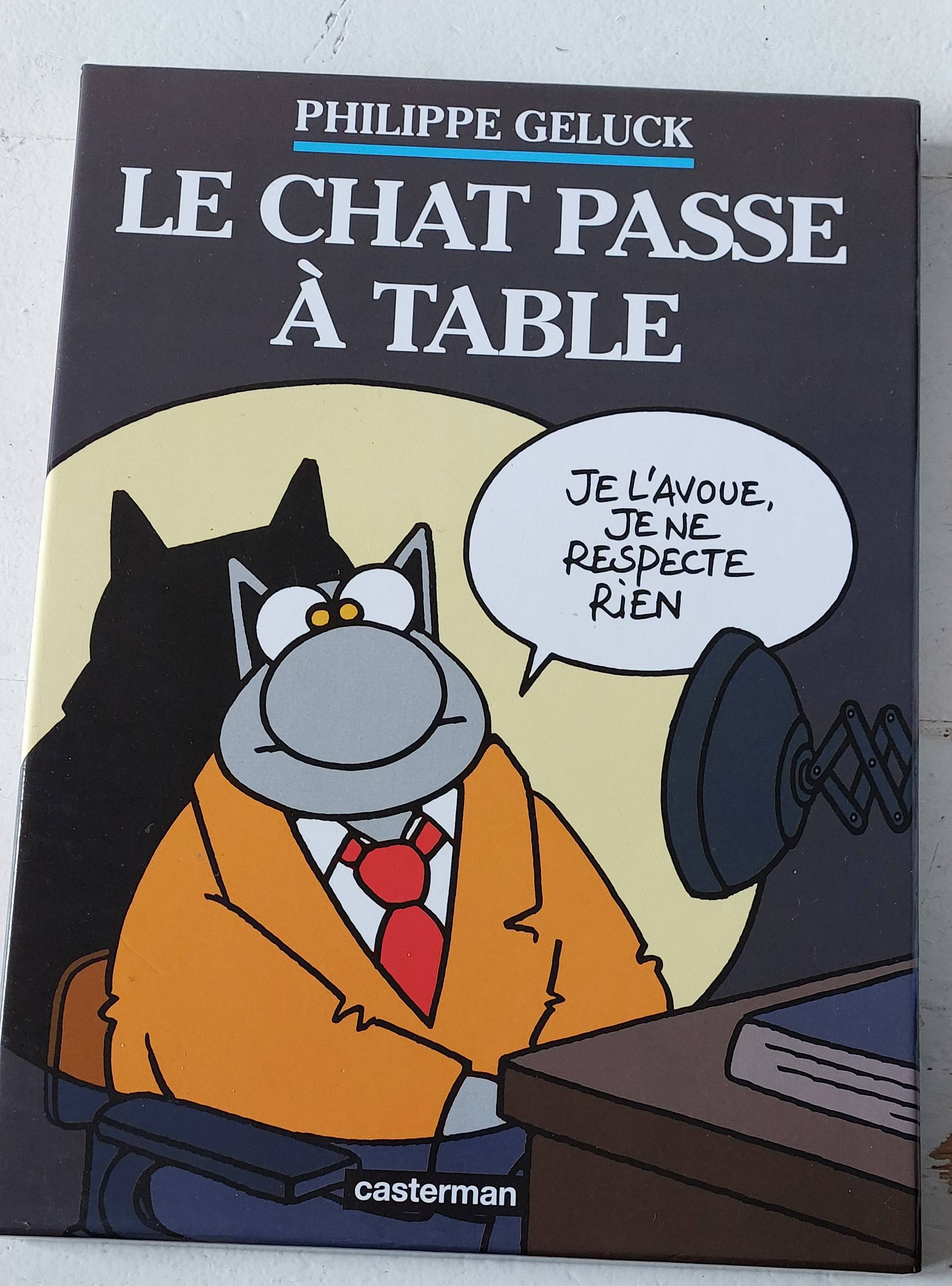 Coffret BD en 2 volumes Le chat passe à table Philippe Geluck on Gens ...