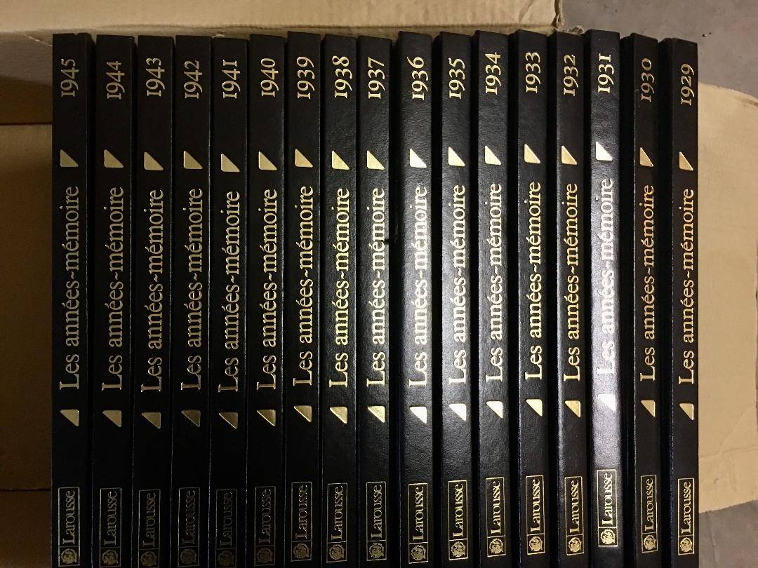 Collection Complète des 17 Années Mémoire de 1929 à 1945 sur Gens de ...