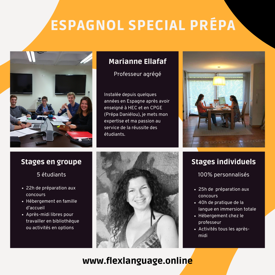 Propose Cours d’espagnol spécial Prépa et stages en immersion on Gens ...