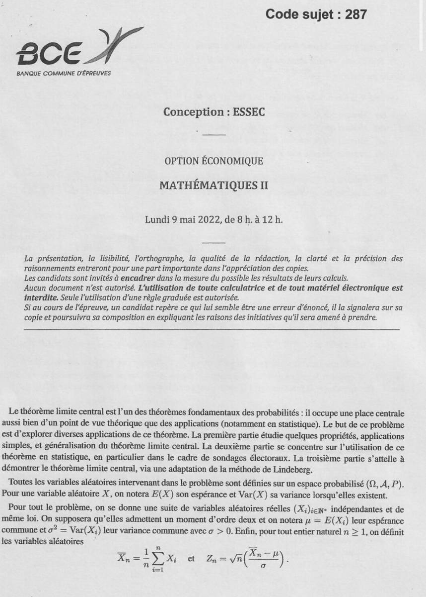 Cours particulier de maths en première année de prépa ECG on Gens de ...