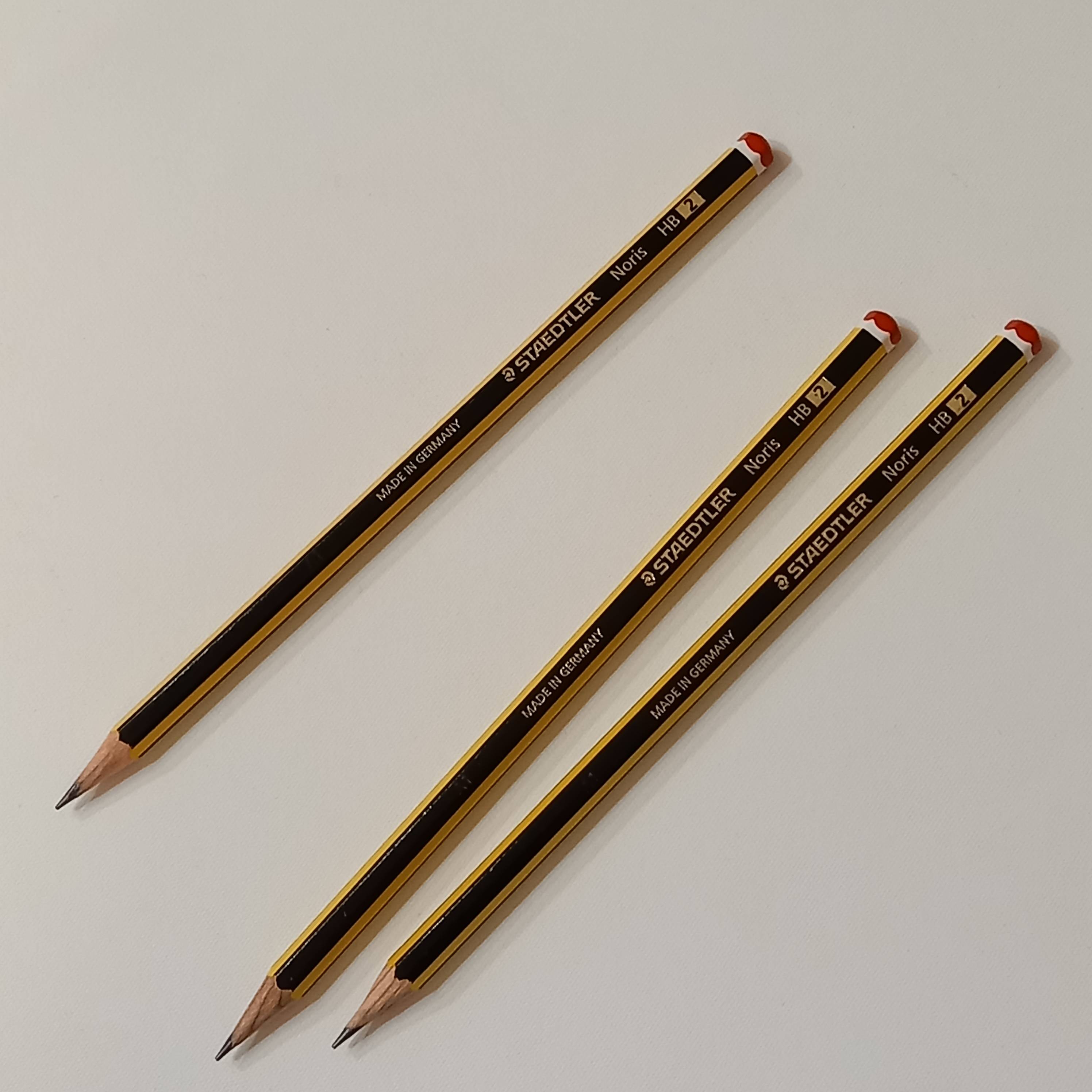 Lot de 3 Crayons graphites haute qualité pour l’écriture, le dessin et ...