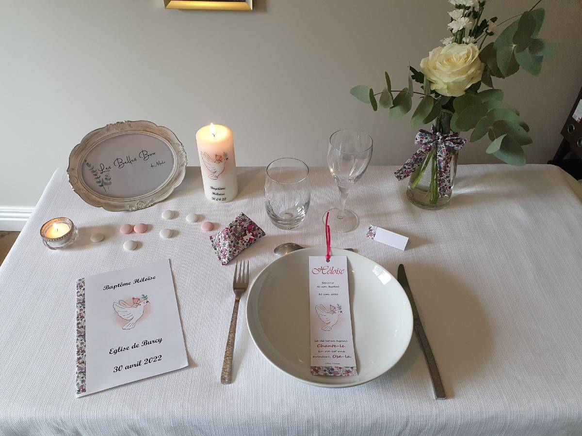 Décoration baptême communion mariage sur Gens de Confiance