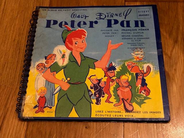 Walt disney vintage - 45T - Peter Pan Raconté par François Périer ...