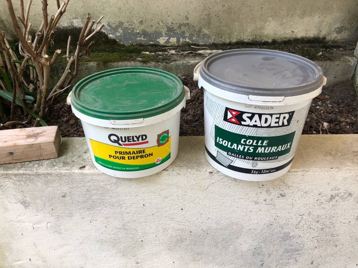 Donne primaire et colle pour isolant mural type Depron sur Gens de ...