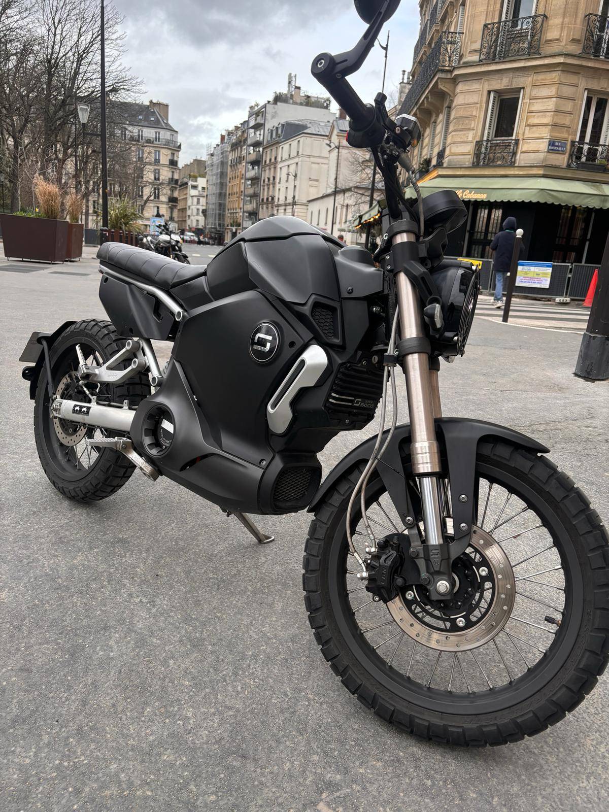 Moto Electrique Super Soco TC Max 2022 - Custom Full Black - 5100 km on ...