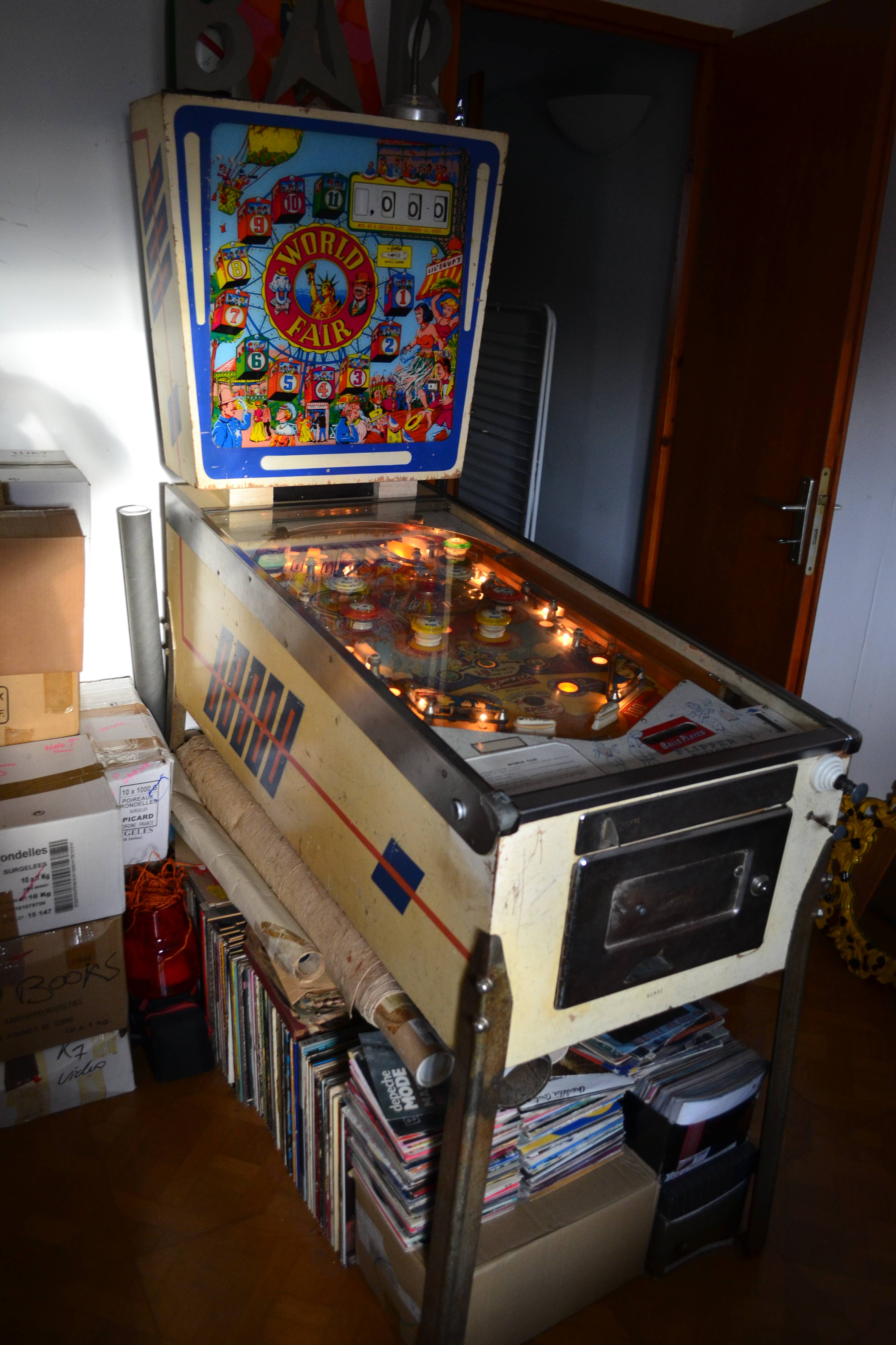 Flipper Gottlieb World Fair 1964 on Gens de Confiance