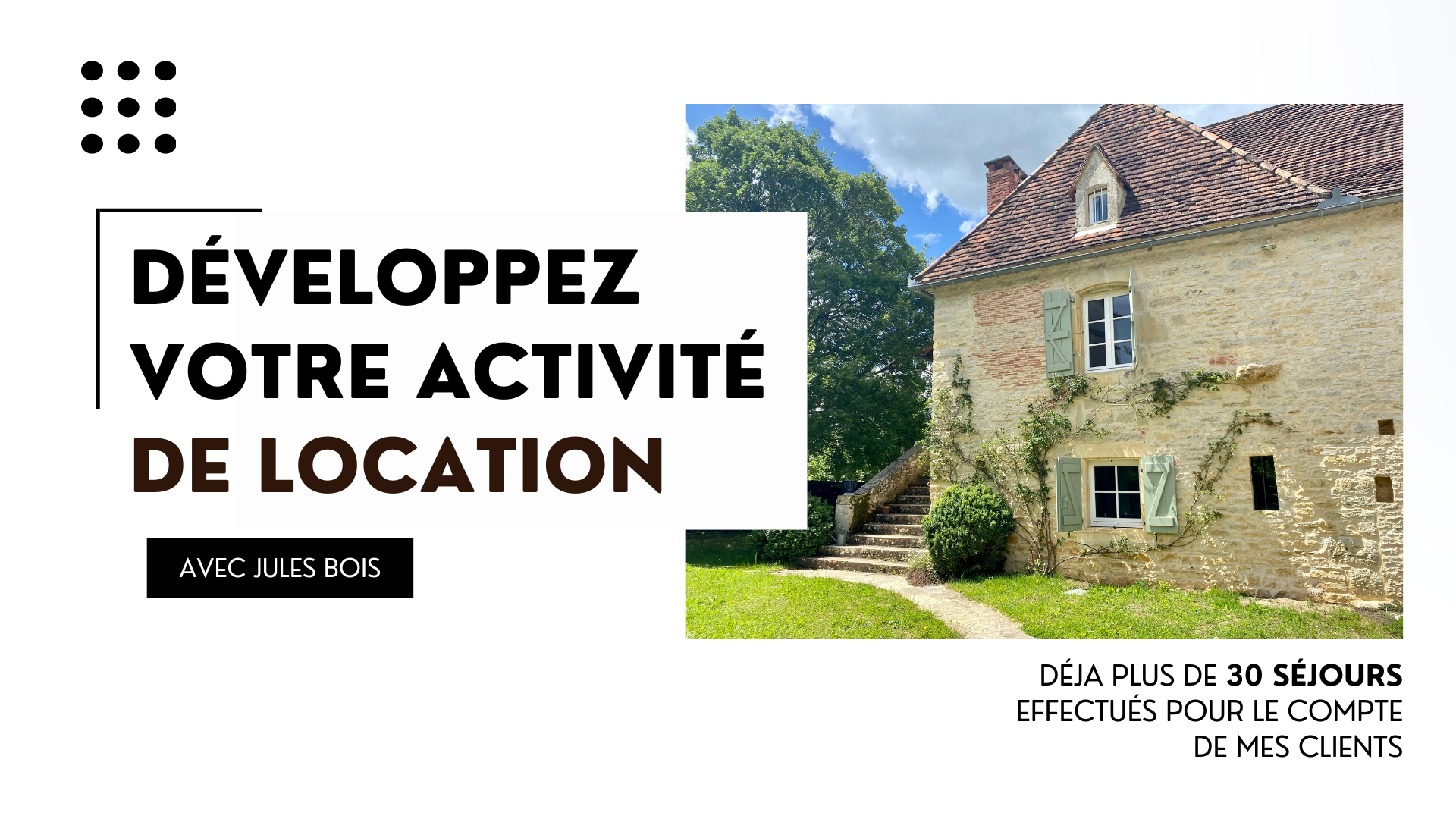 Propose services de location courte durée sur Gens de Confiance
