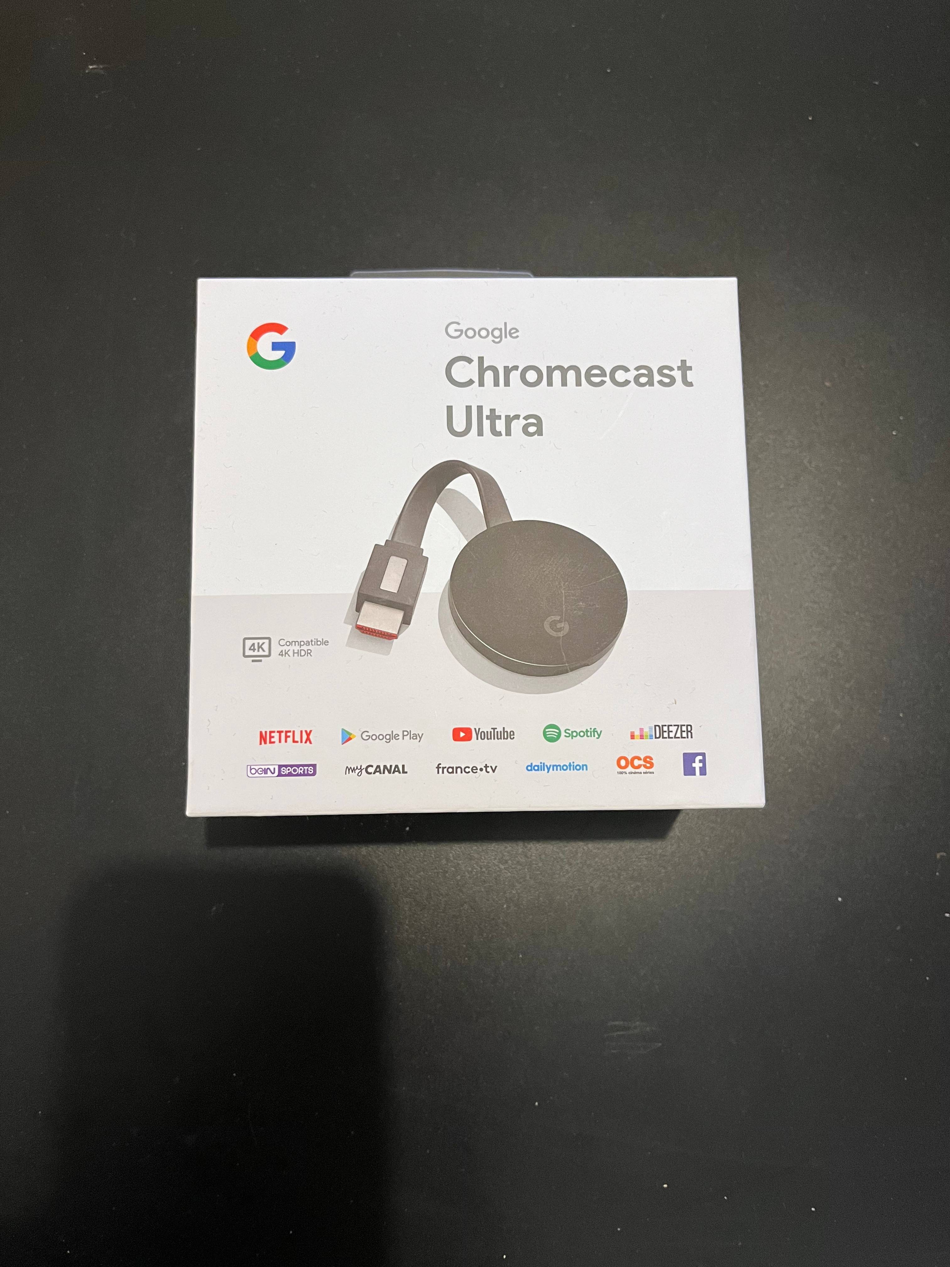 Google Chromecast Ultra 4k HDR on Gens de Confiance