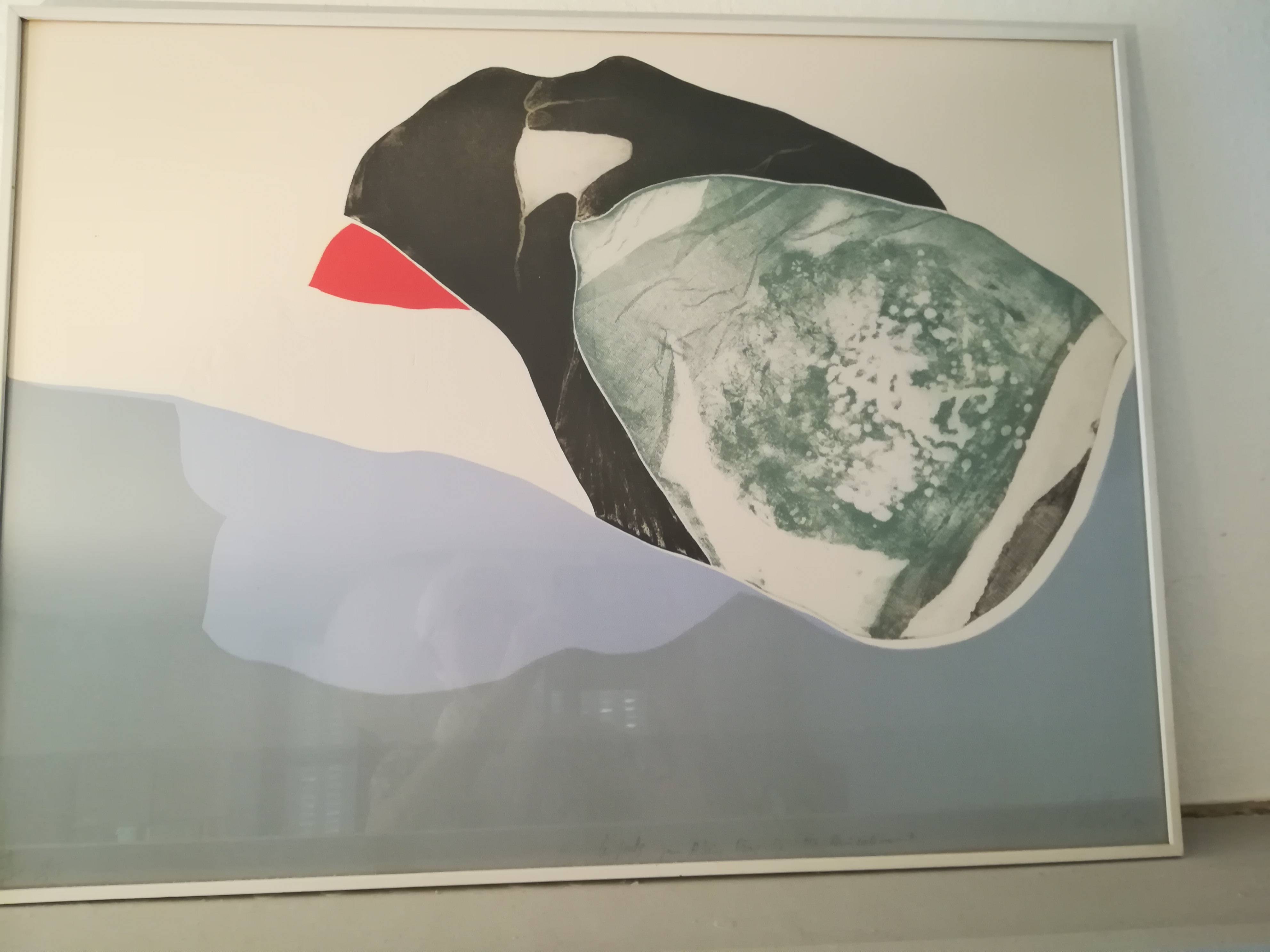 Gravure abstraite de Gilou Brillant (Gilberte BRILLANT) on Gens de ...