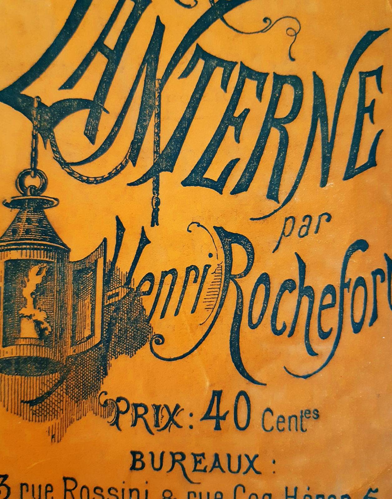 Propose livrets Henri Rochefort 1868 La lanterne no 1 a 11 sur Gens de ...