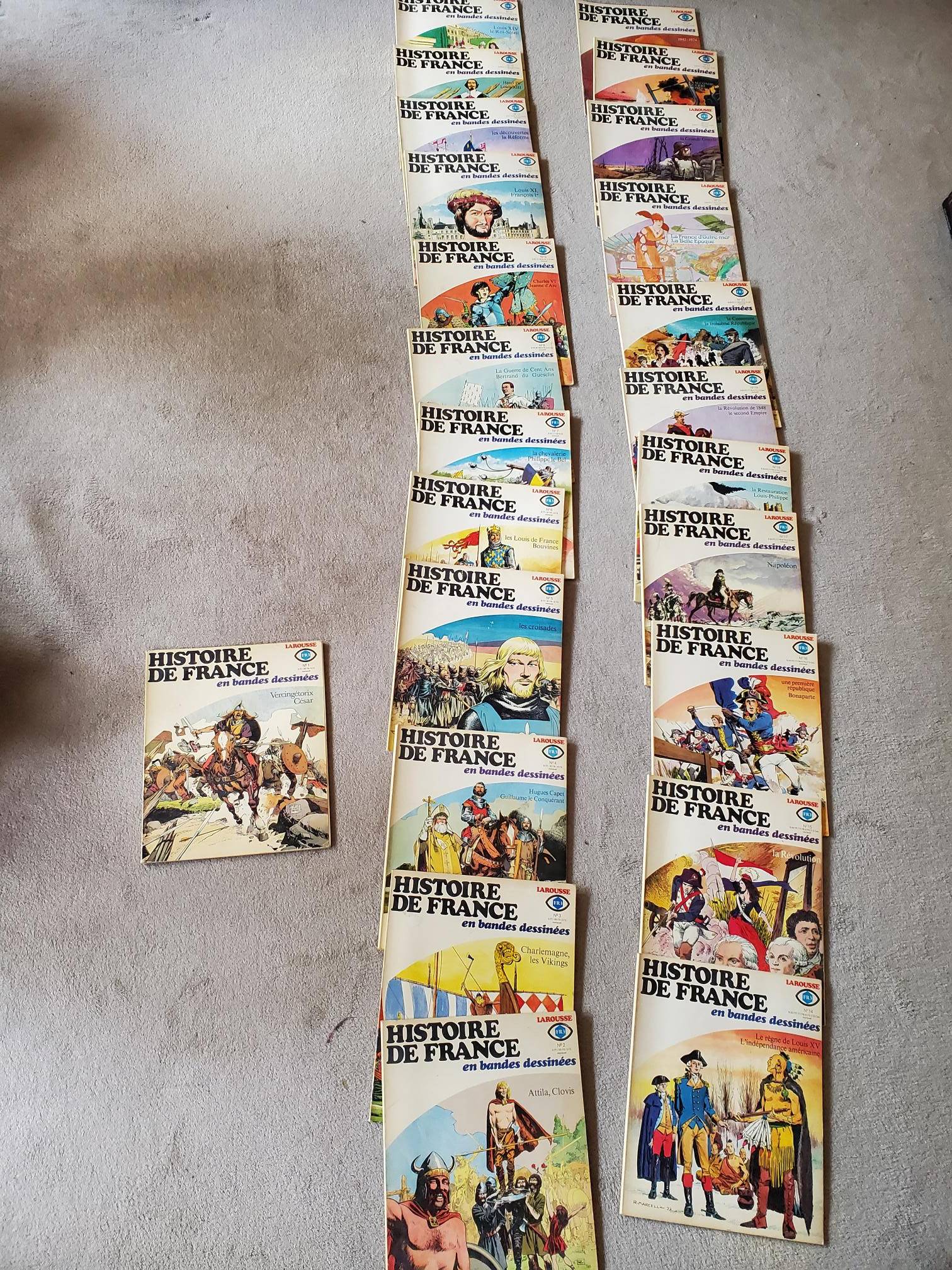 BD l’Histoire de France au complet-24 revues on Gens de Confiance