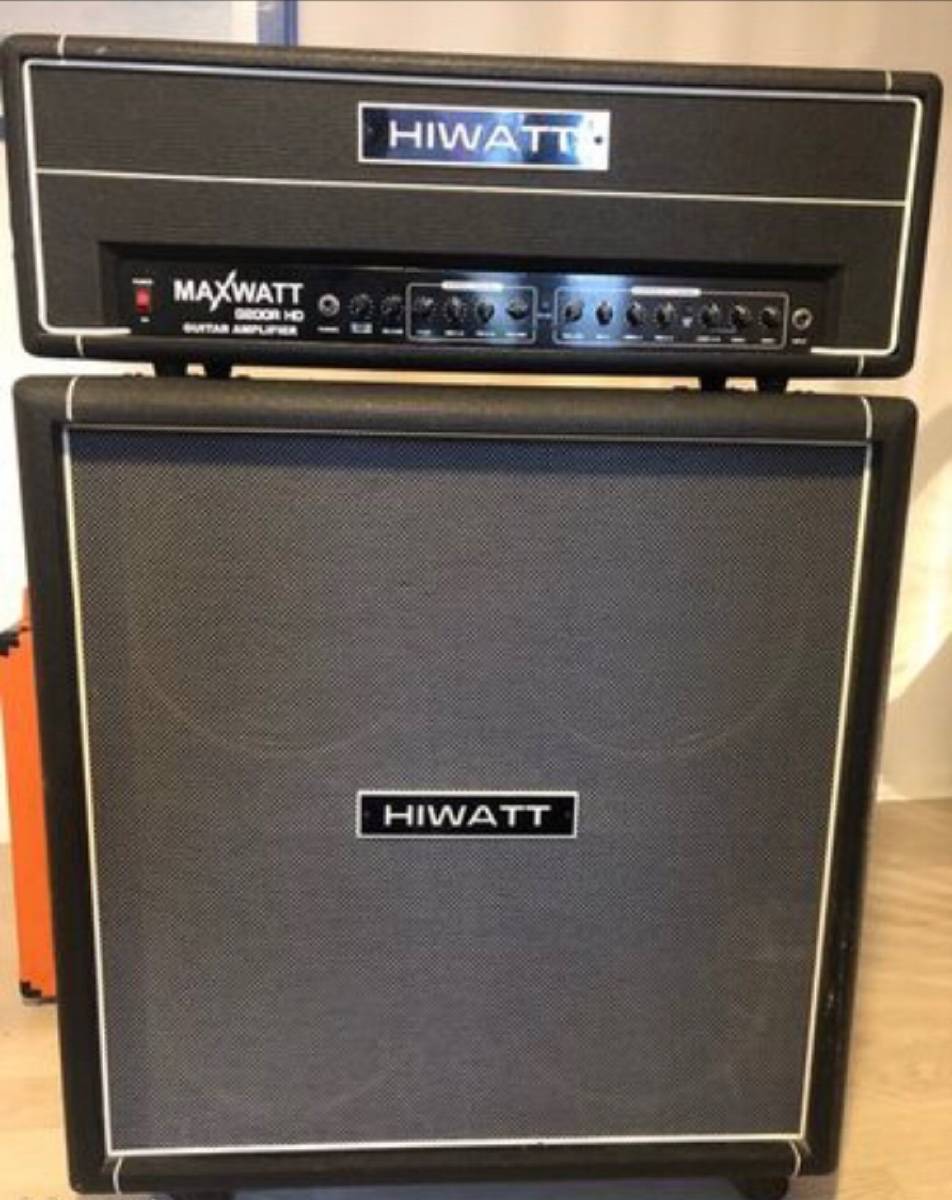Ampli Hiwatt Maxwatt G200R HD + Baffle 4x12 sur Gens de Confiance
