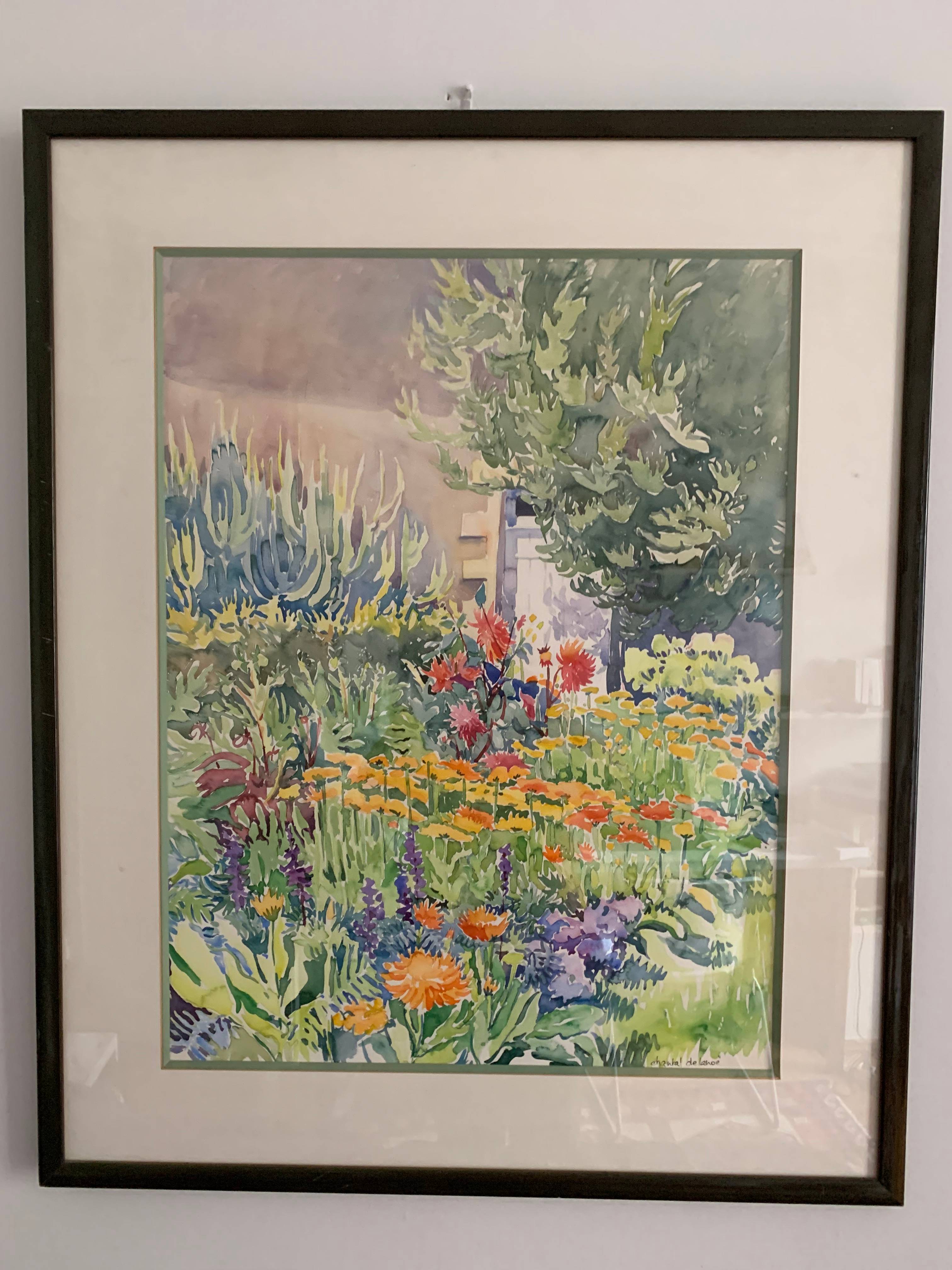 Litographie fleurs sur Gens de Confiance