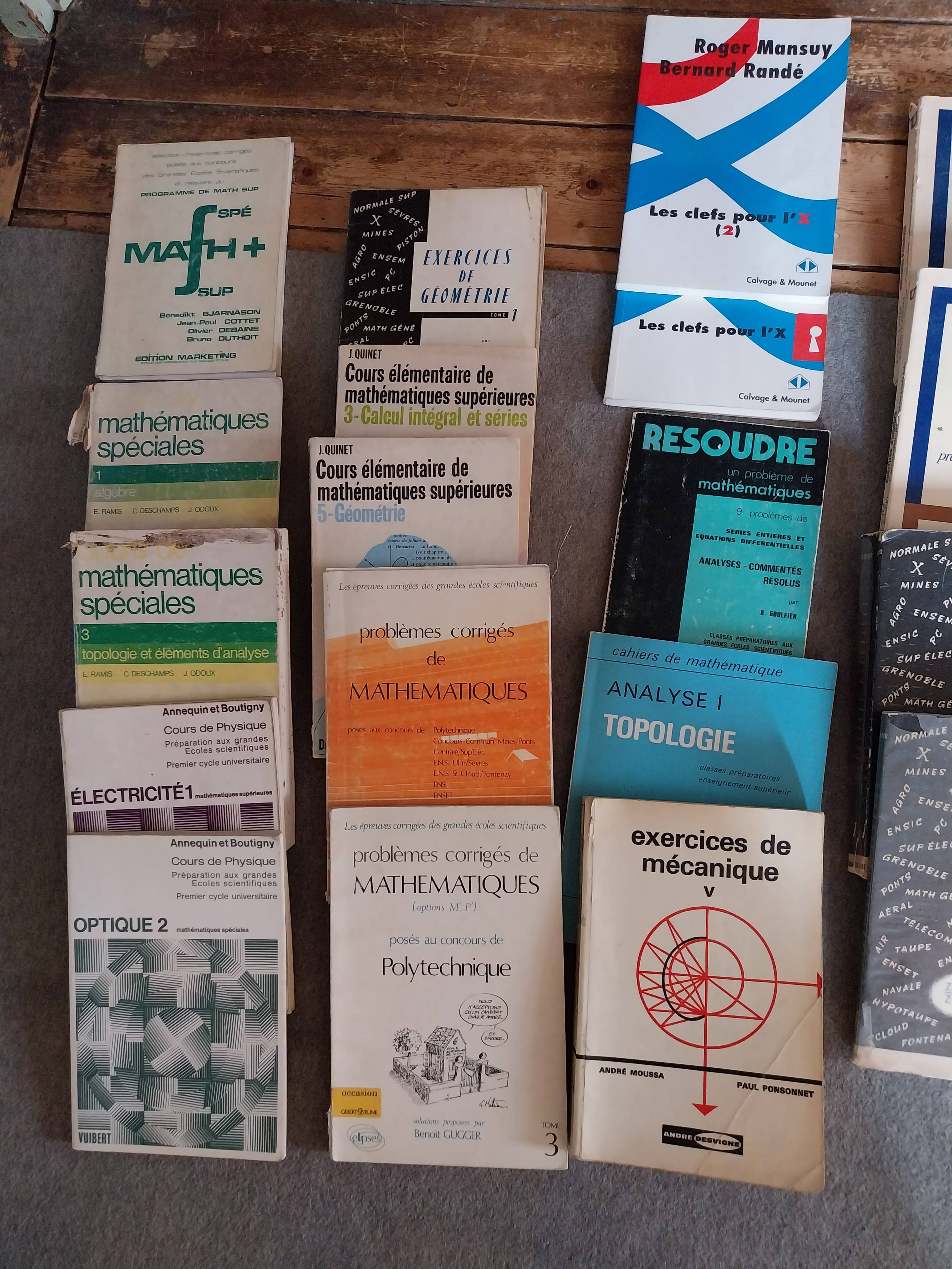 Livres maths et physique Cpge sur Gens de Confiance