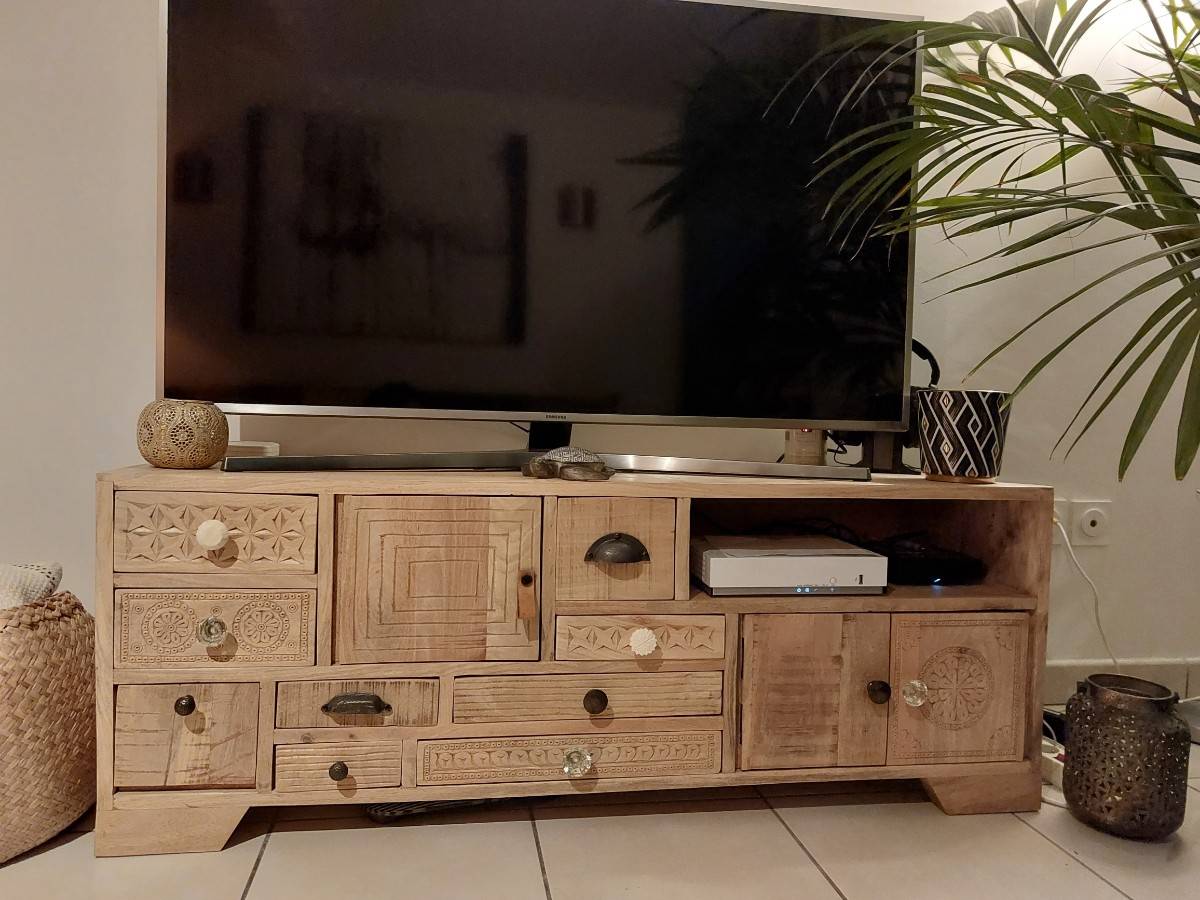 Magnifique meuble TV en bois design Kare on Gens de Confiance