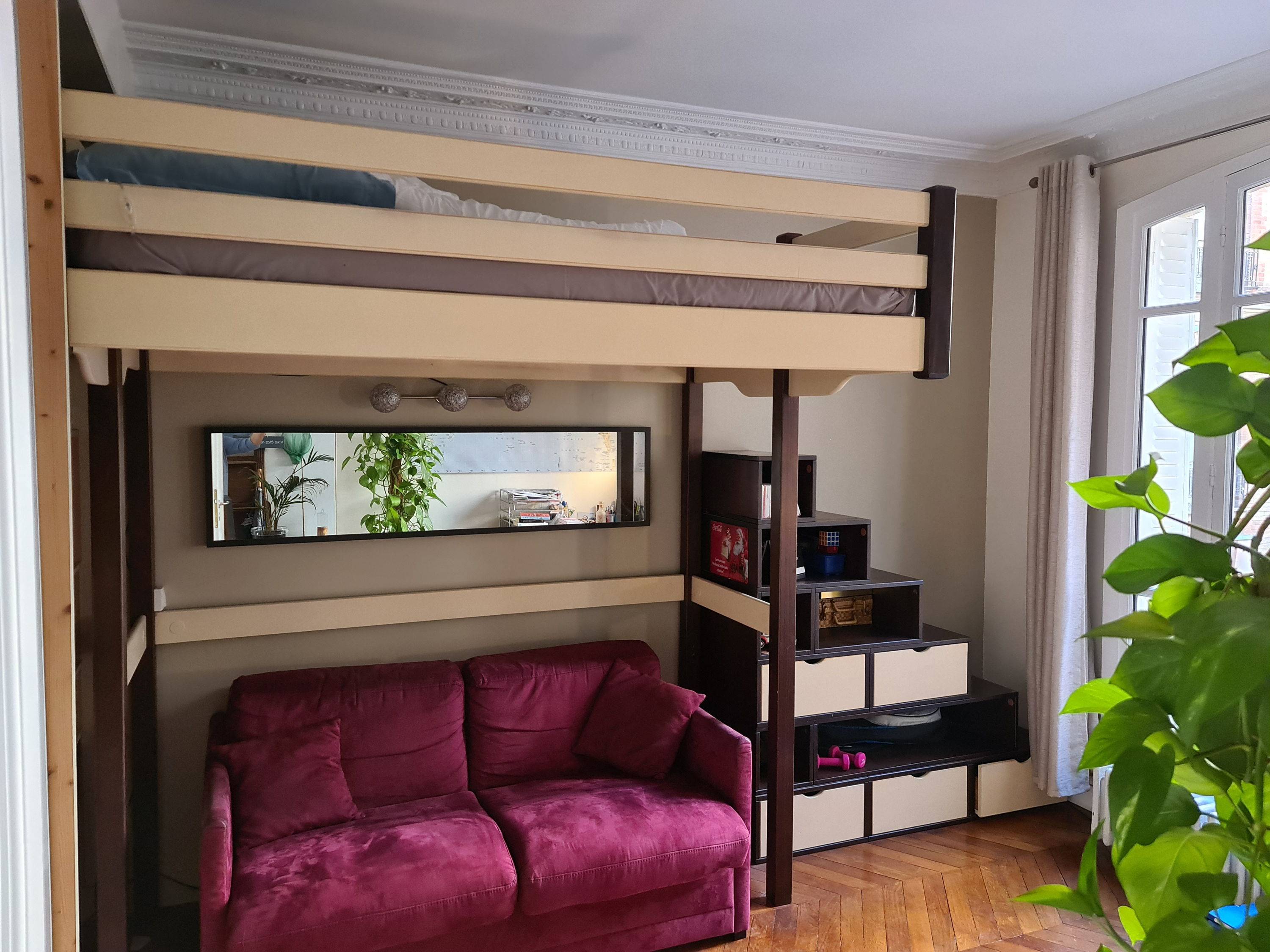 Vends mezzanine gain de place avec escalier rangement on Gens de Confiance