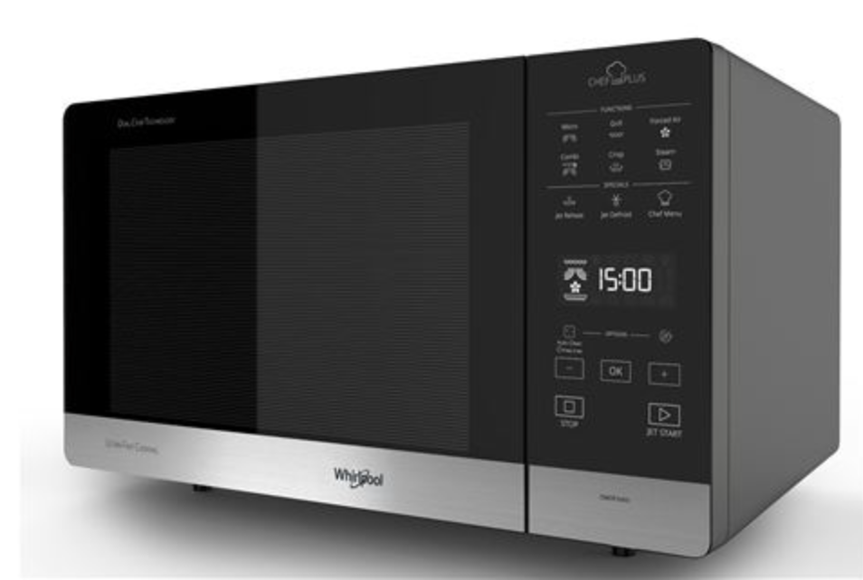 Micro-ondes combiné posable Whirlpool Chef Plus CMCP34R9 BL 700 W Noir ...