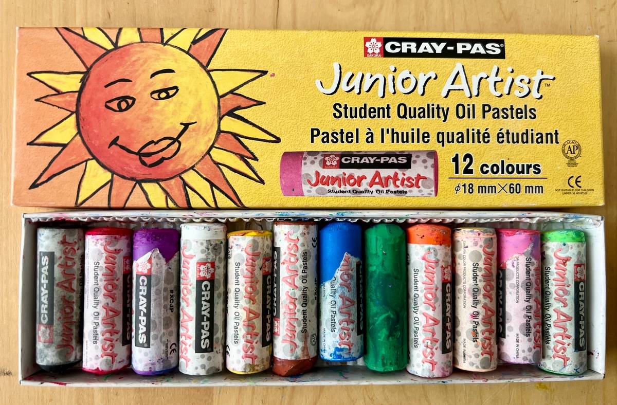 12 oil Pastels de chez Cray-Pas on Gens de Confiance