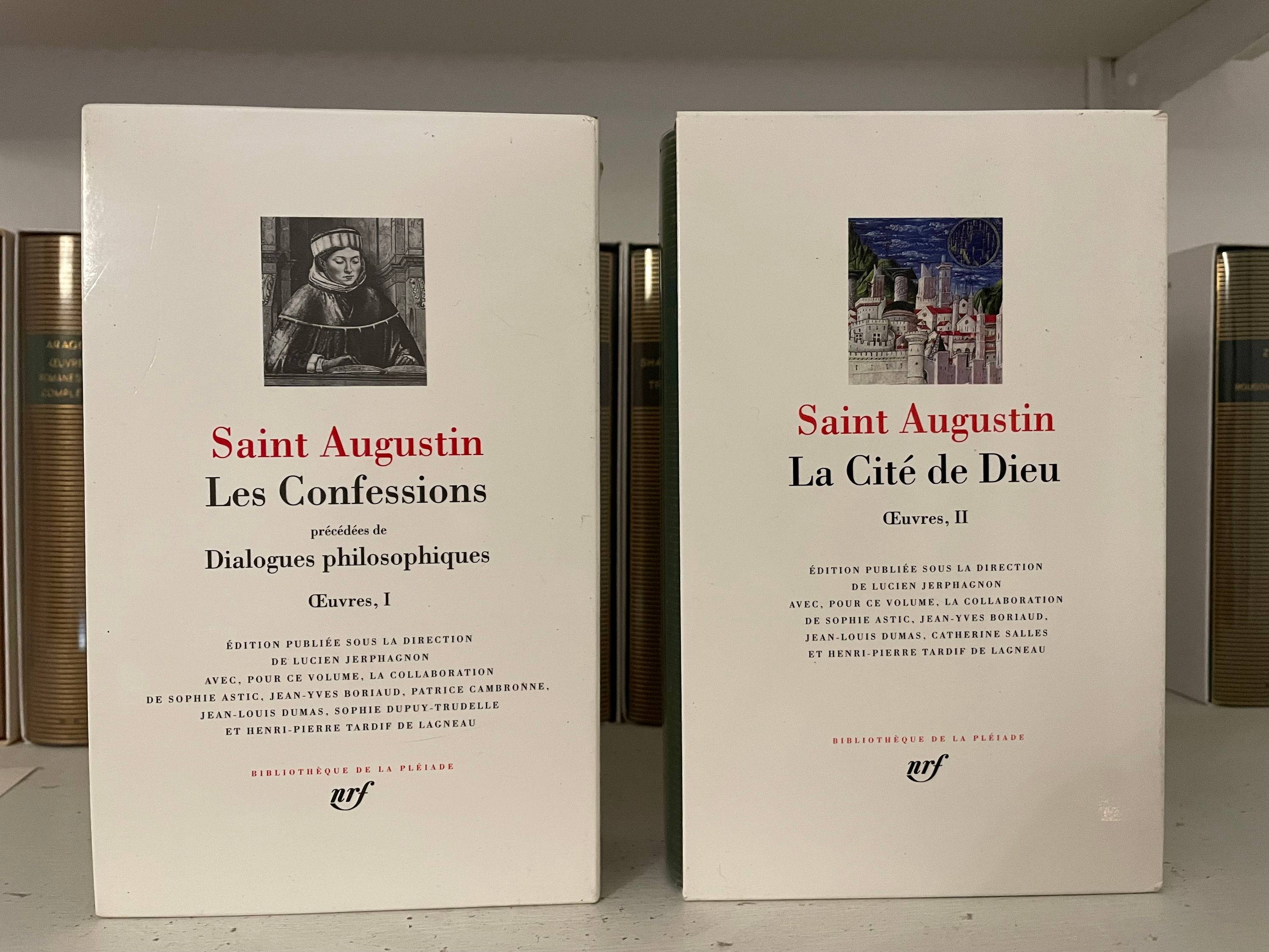 Vends Pléiade Saint Augustin - Les Confessions et Dialogues philosophiques et La Cité de Dieu on ...