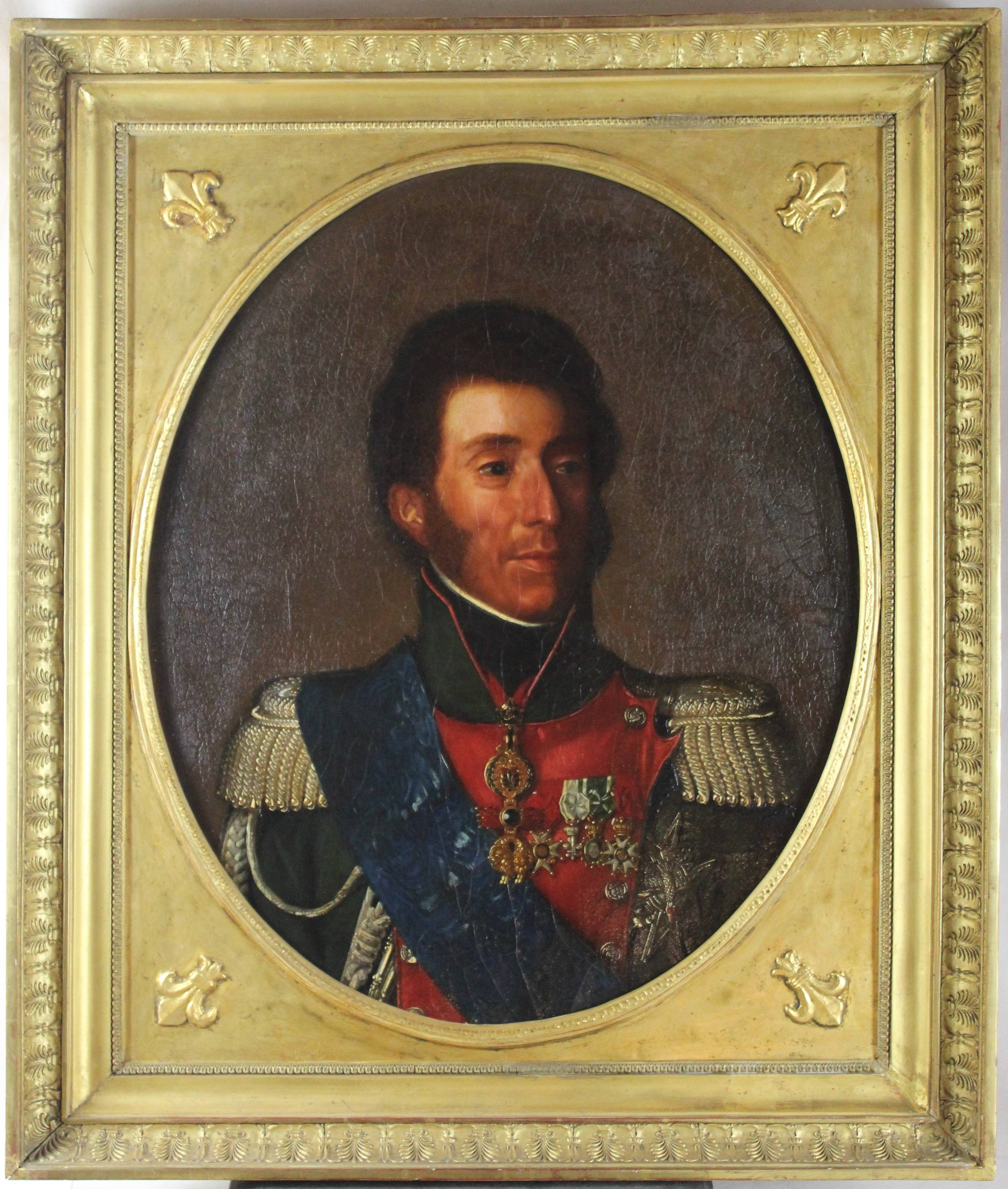 Portrait du Duc d’Angoulême, tableau du XIXe siècle sur Gens de Confiance