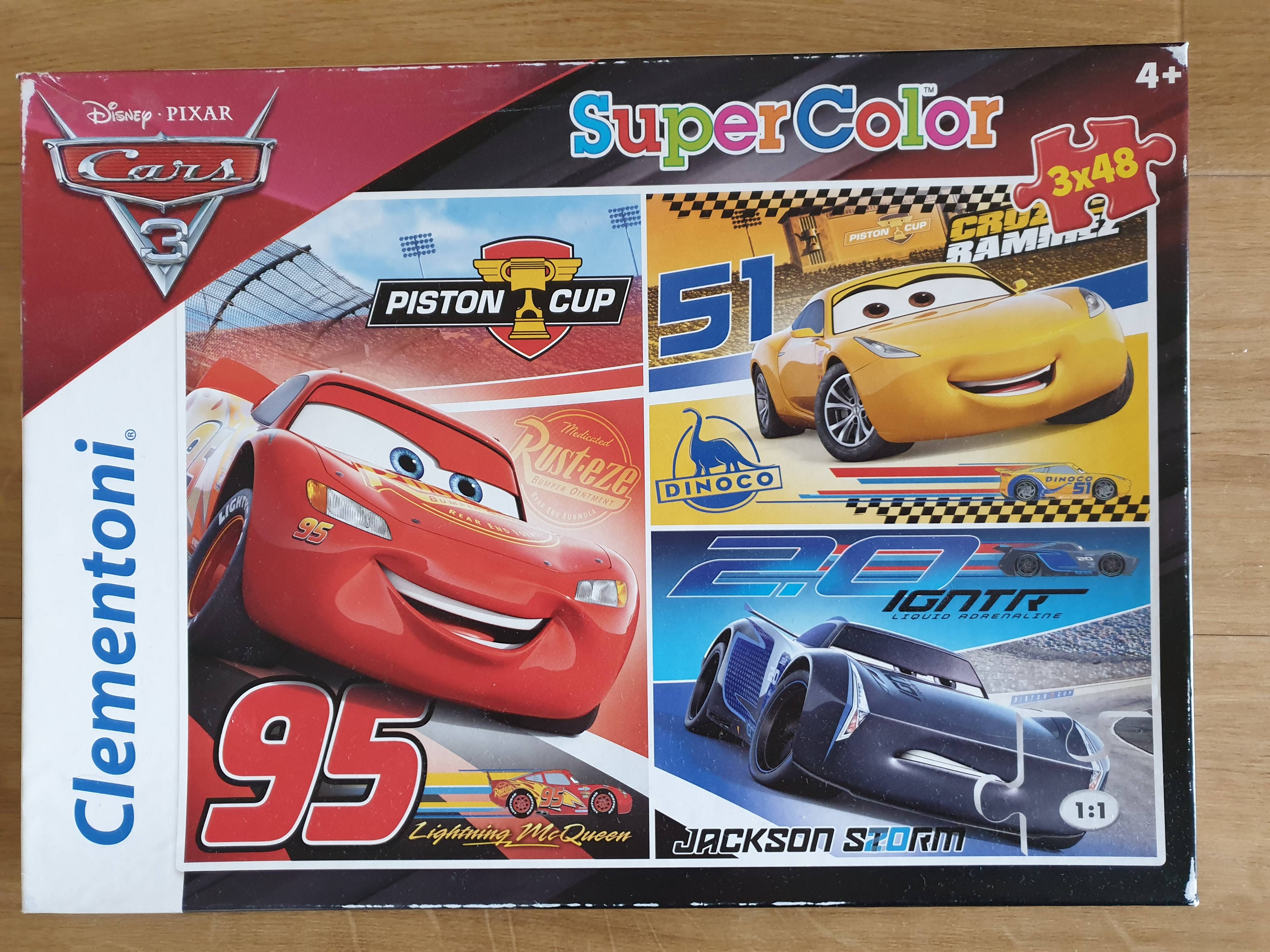 3 Puzzles Cars 48 pièces Disney Pixar on Gens de Confiance