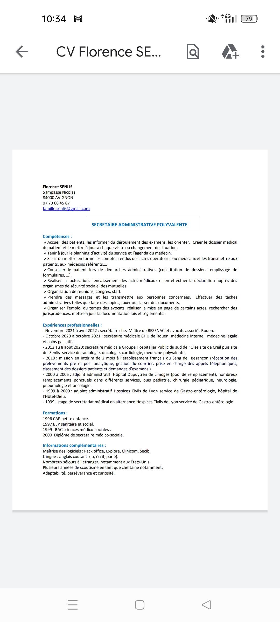 Recherche poste de secrétaire sur Gens de Confiance