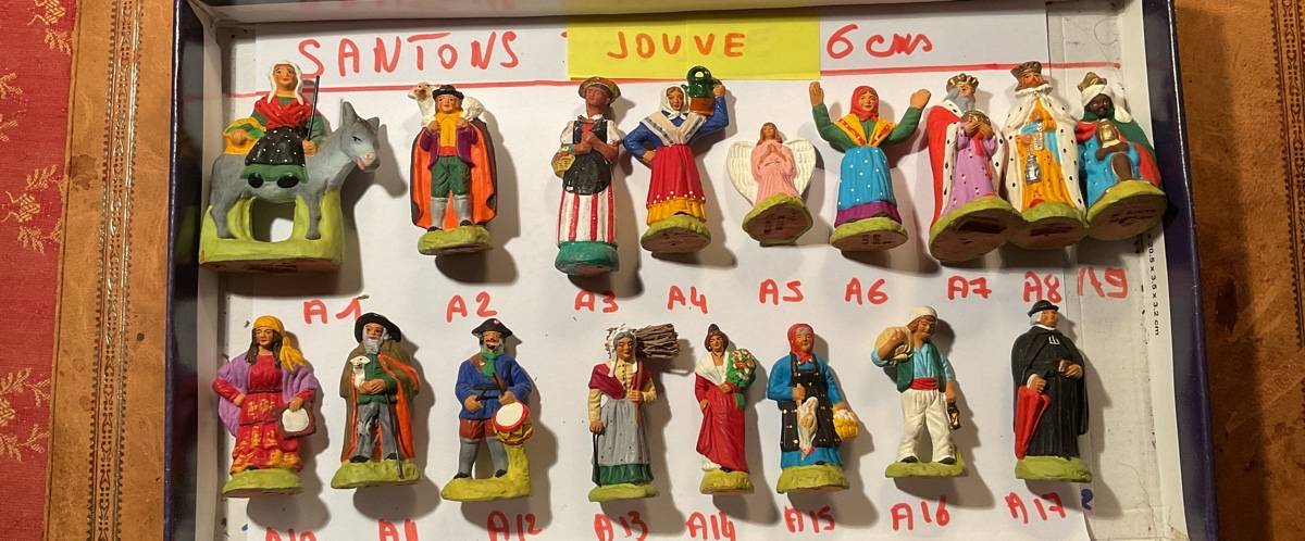 Santons provençaux du santonnier Jouve sur Gens de Confiance