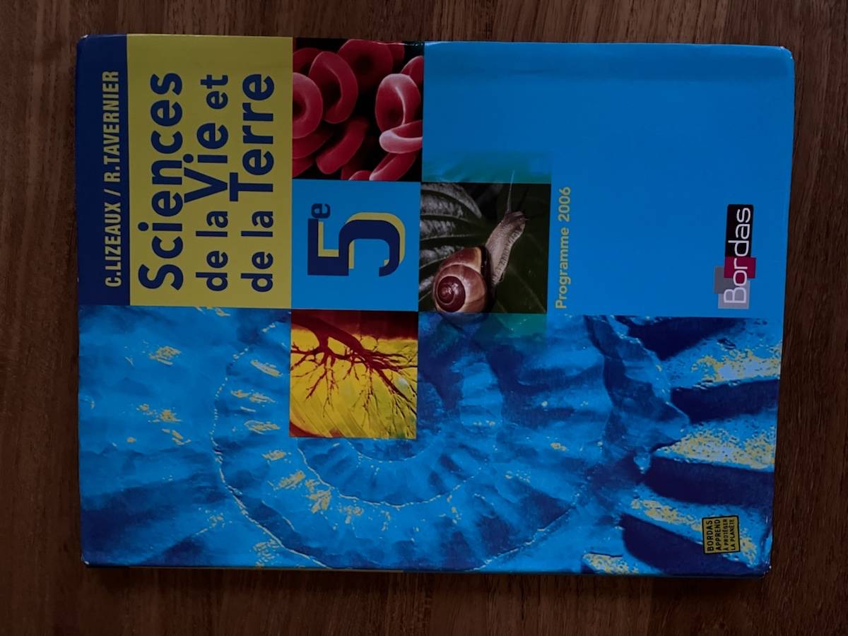 Sciences de la Vie et de la Terre 5ème Bordas sur Gens de Confiance