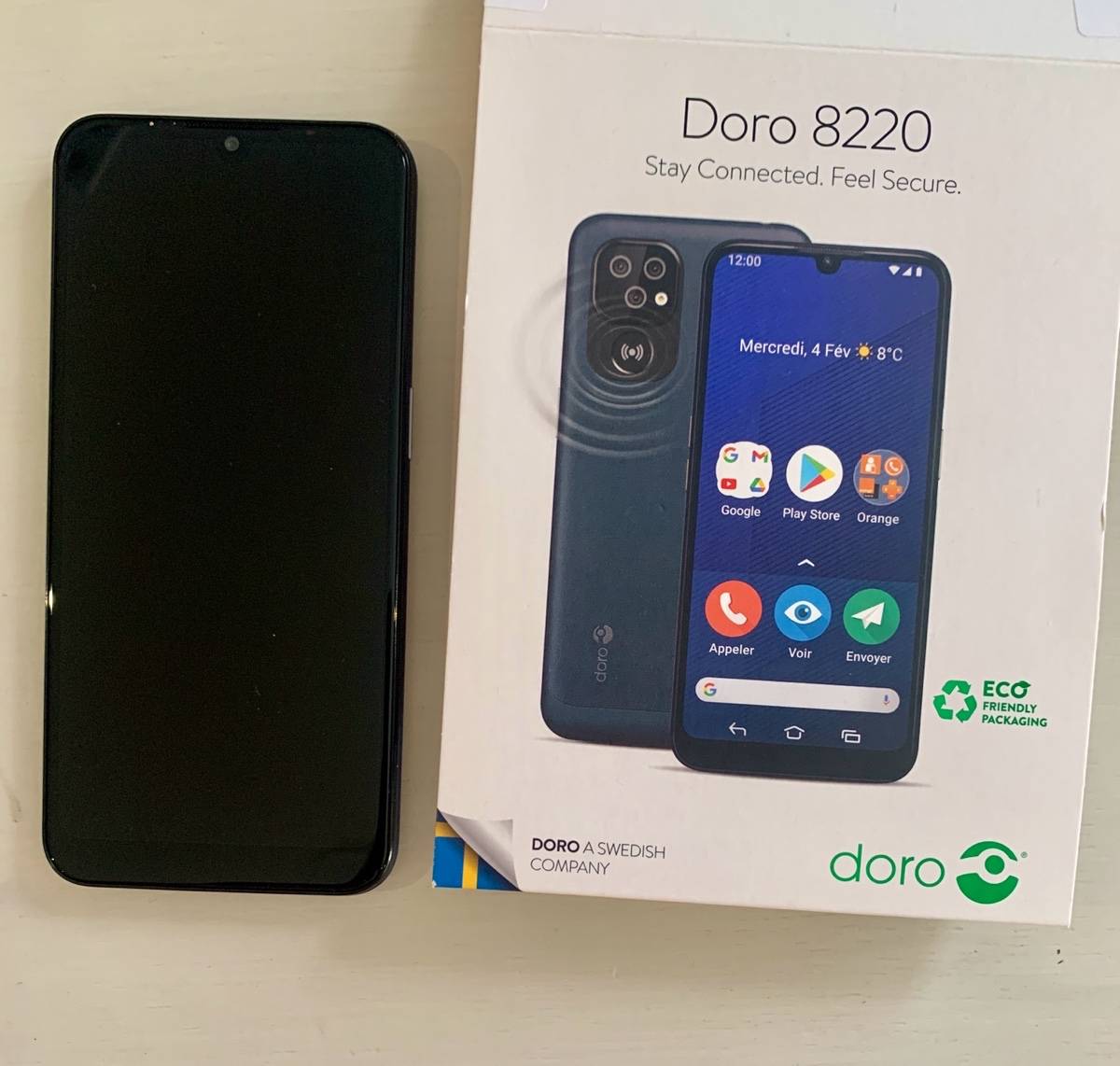Smartphone Doro 8220 neuf - pour seniors sur Gens de Confiance