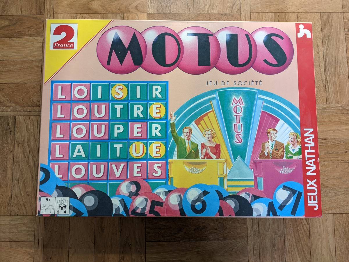 Jeu de société Motus sur Gens de Confiance