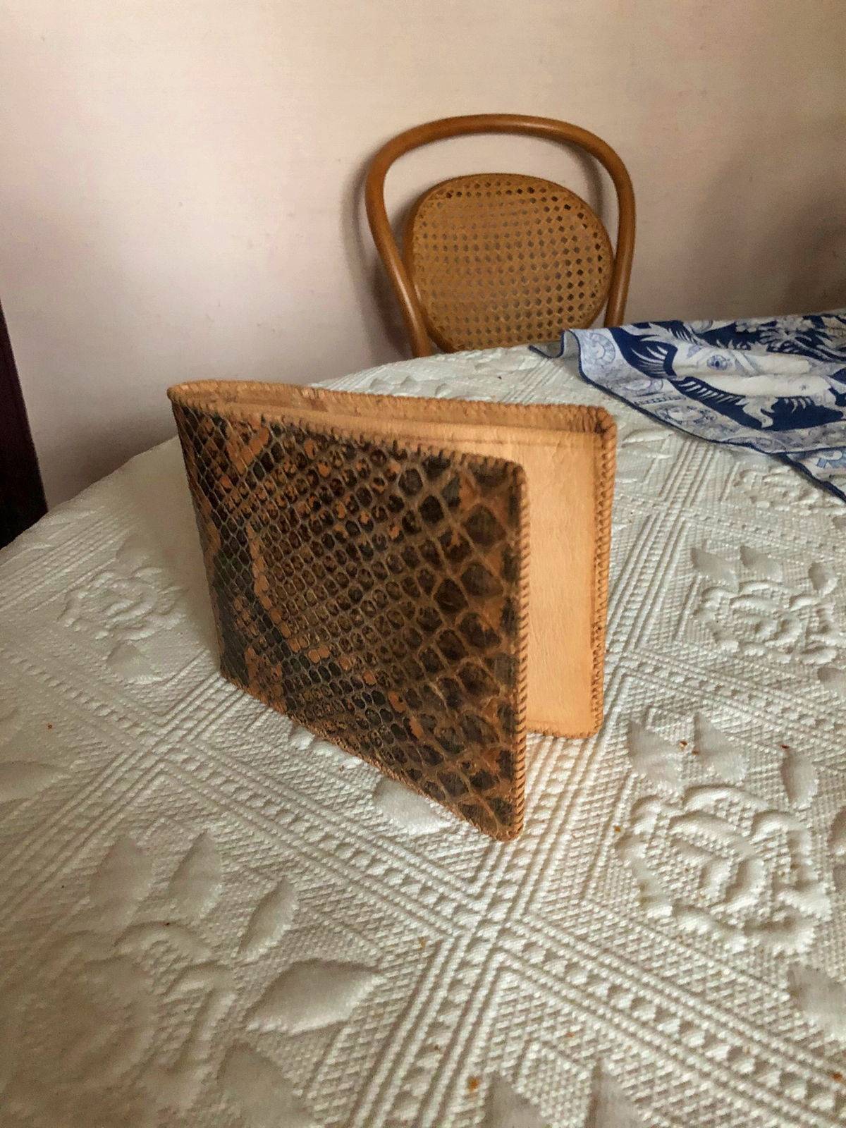 Superbe porte feuille en Serpent véritable on Gens de Confiance