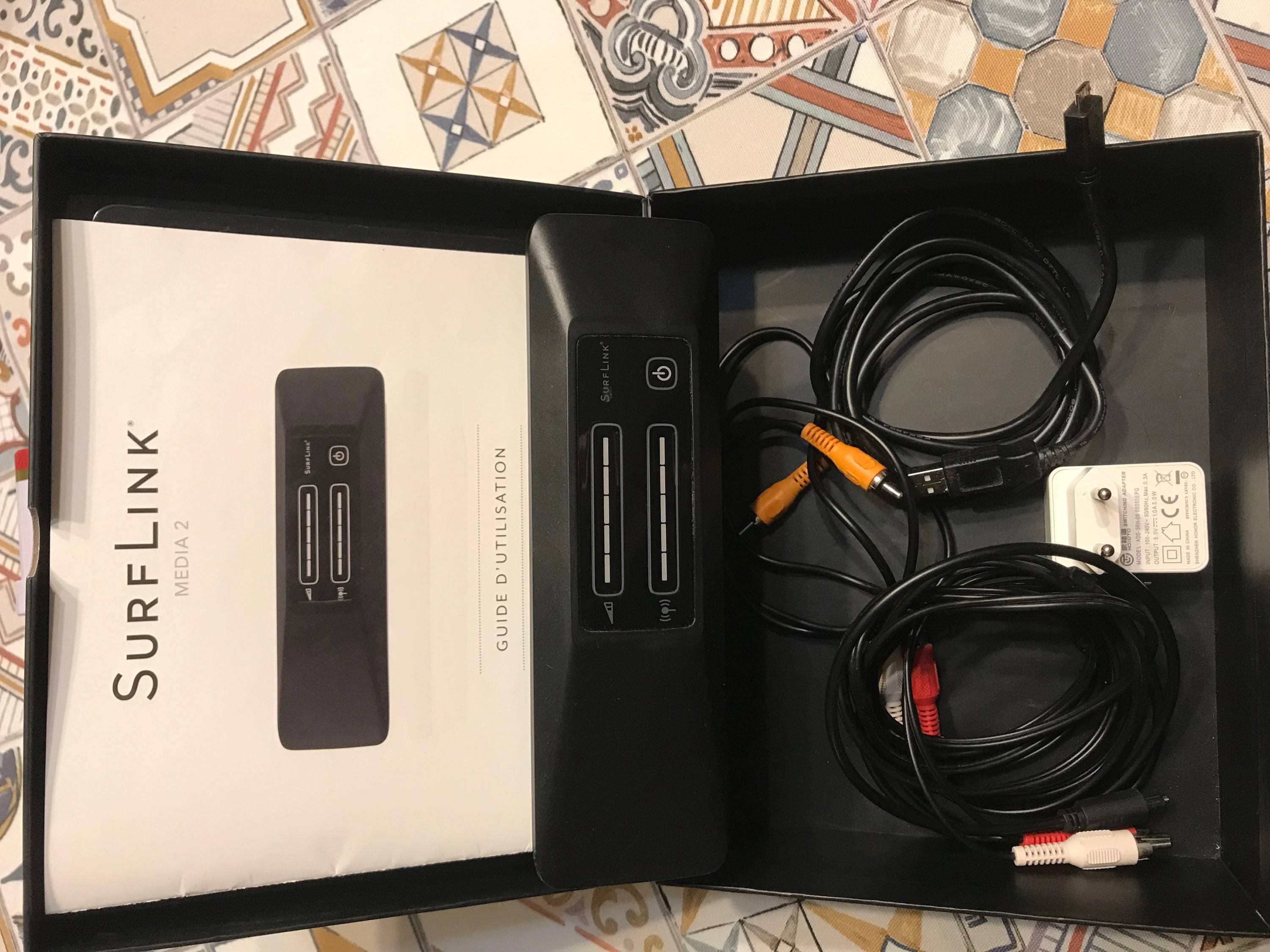 Vends SurfLink Média 2, streaming, transmission du son d’un média à ...