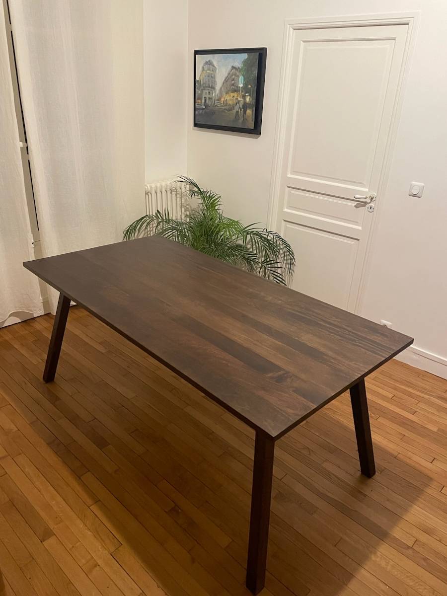 Table Arko en manguier massif 6/8 personnes neuve sur Gens de Confiance