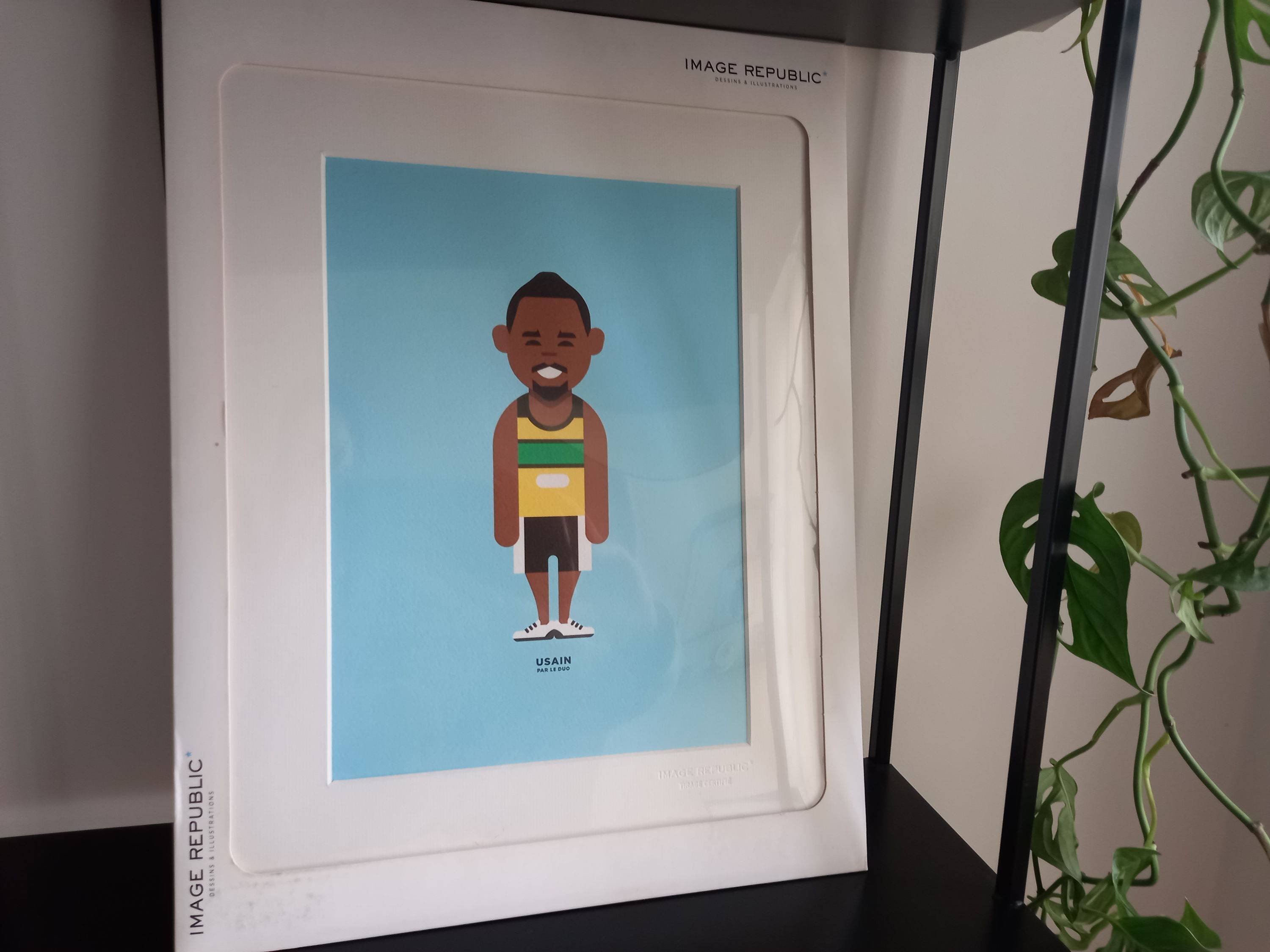 Tableau Image Republic (neuf avec étiquette) - Usain Bolt Solo 31 sur ...