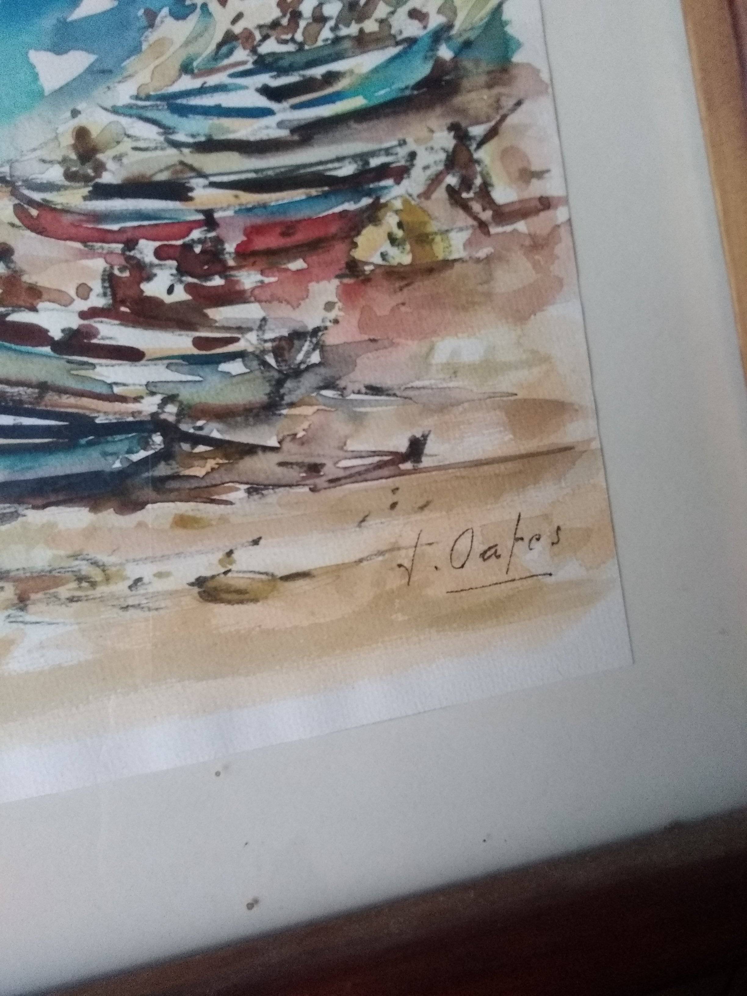 Tableau Paysage Mexique Jaime Oates Spanish 1912 2005 On Gens De