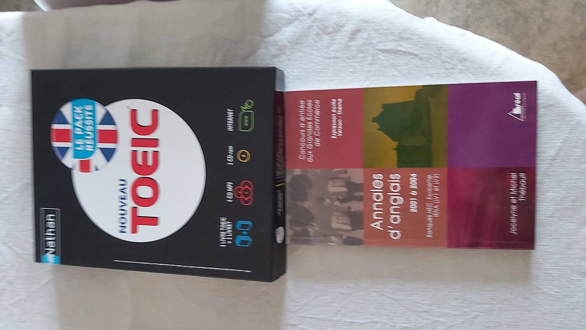 Le LOT -Toefl -Toeic- Cae- Manuels- livres- Coffret Toeic on Gens de Confiance